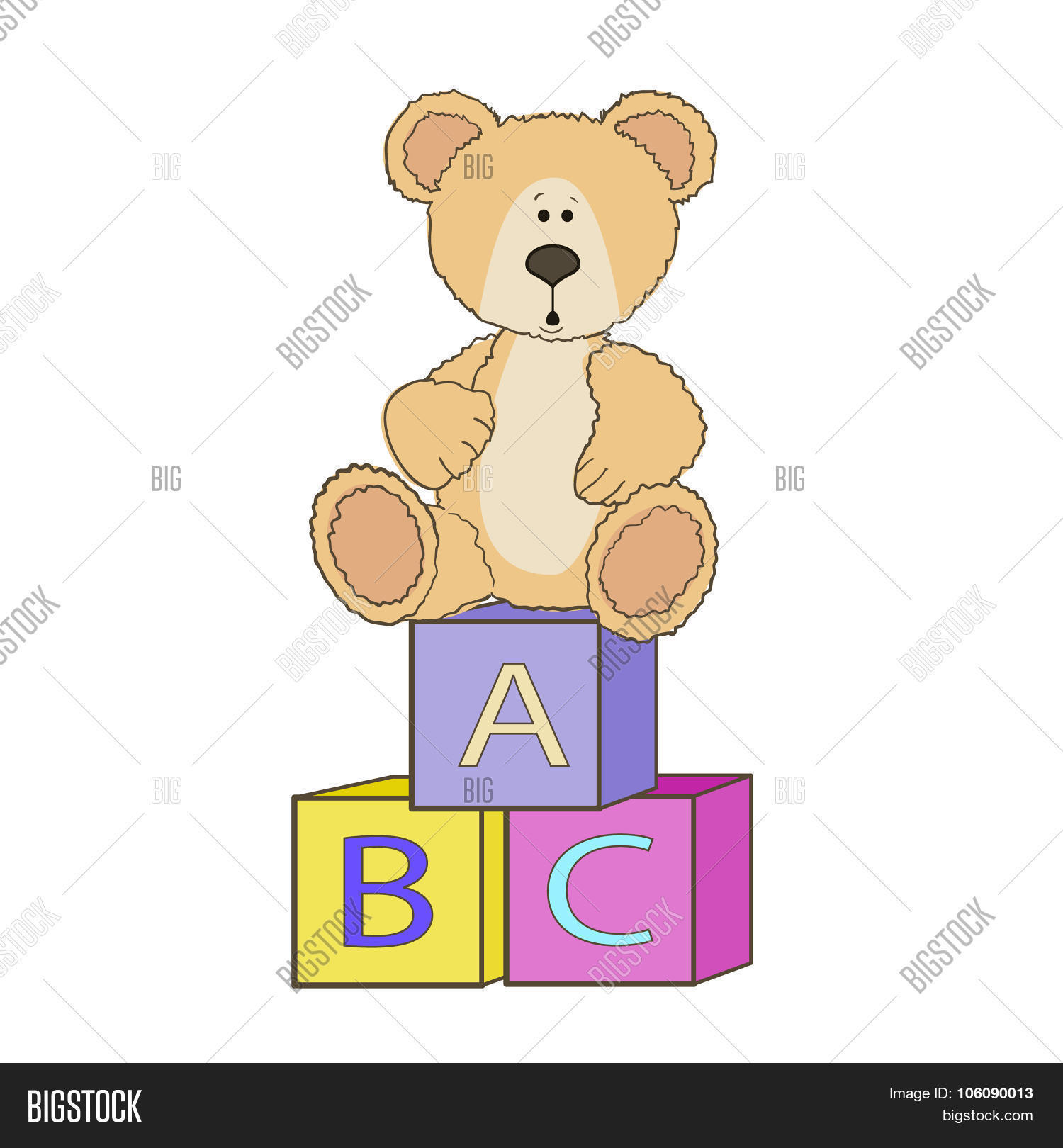 Cute Teddy Alphabet Vector & Photo (Free Trial) | Bigstock