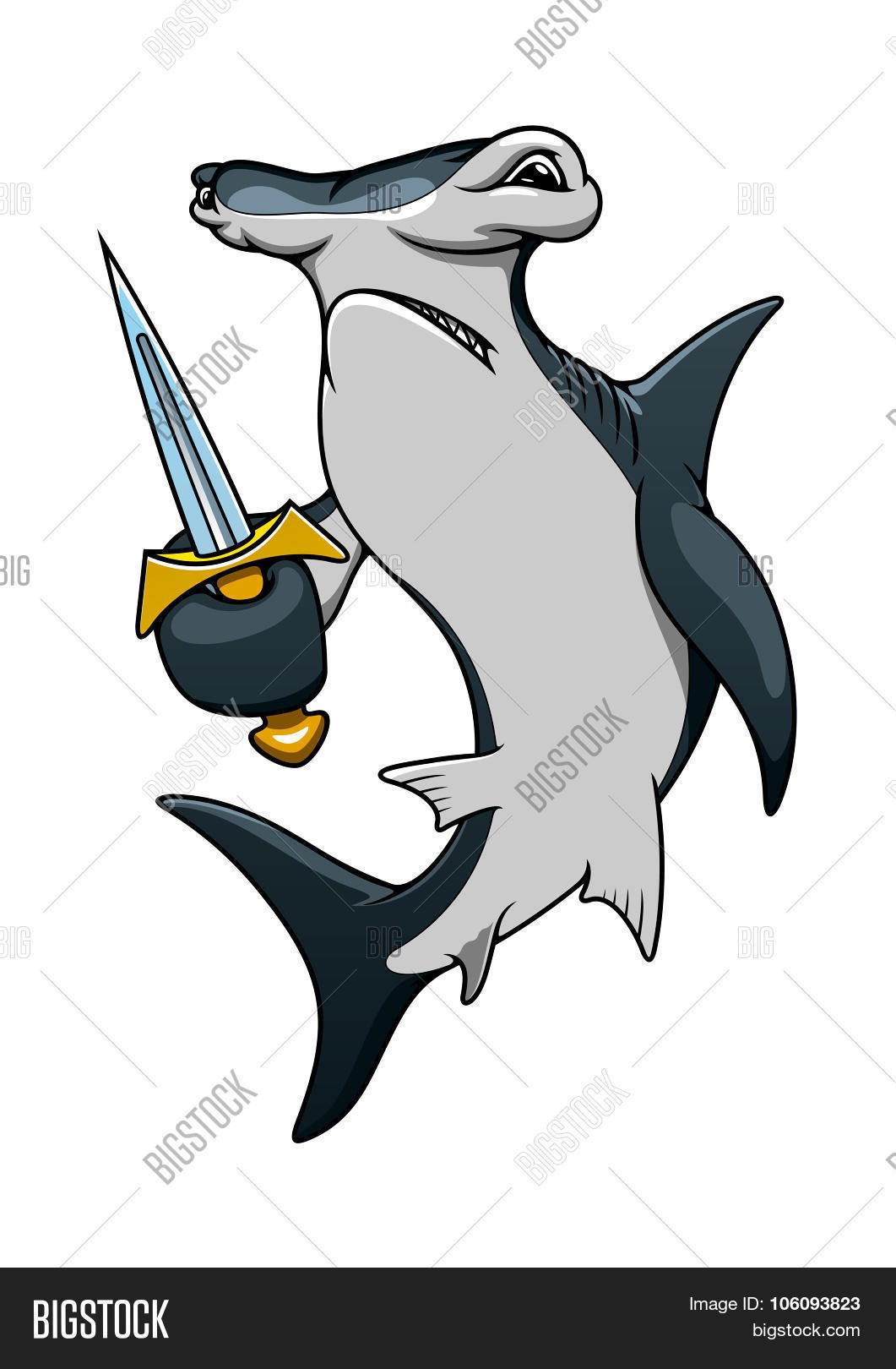 Cartoon Hammerhead Vector & Photo (Free Trial) | Bigstock
