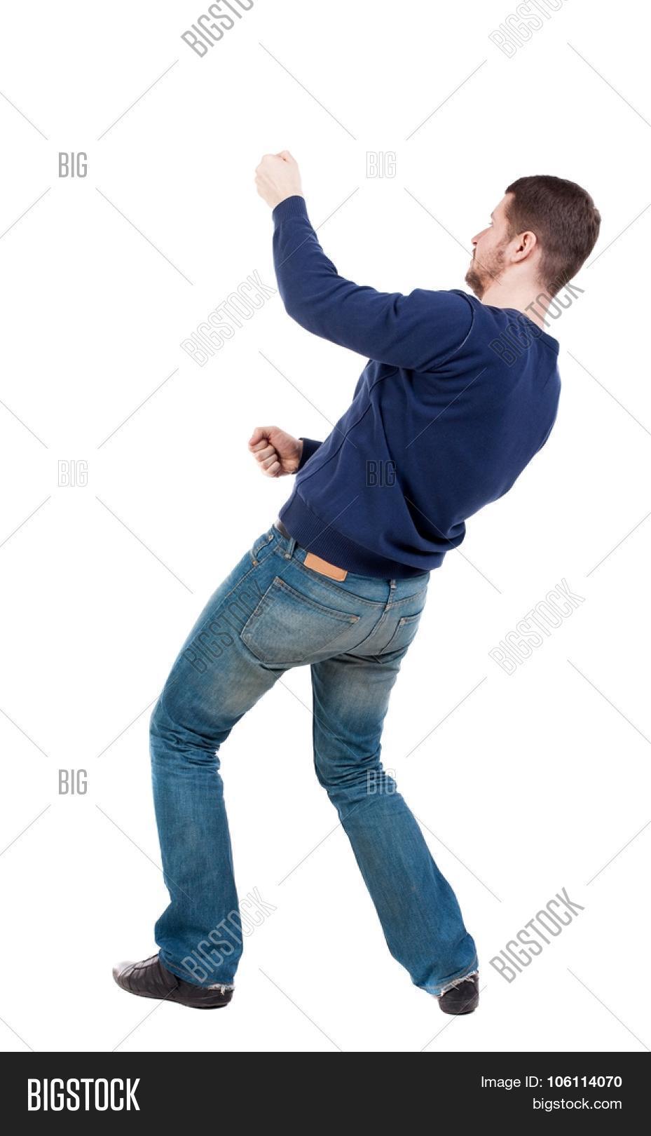 Back View Standing Man Image & Photo (Free Trial) | Bigstock