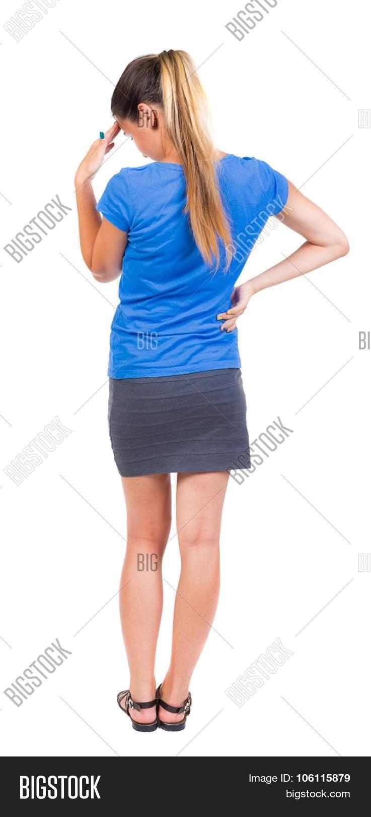 Back View Young Image & Photo (Free Trial) | Bigstock