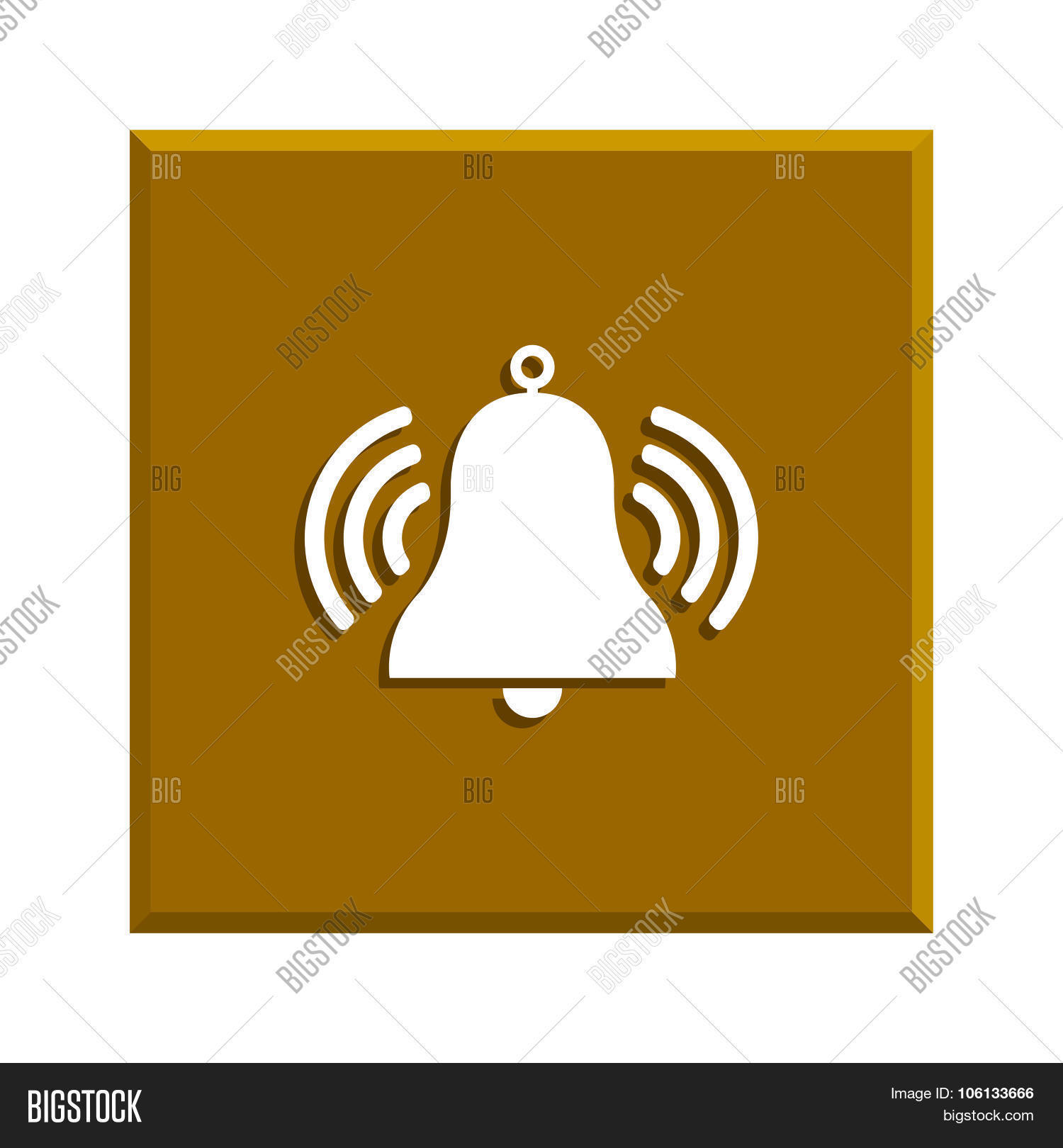 Vector Bell Icon Vector & Photo (Free Trial) | Bigstock