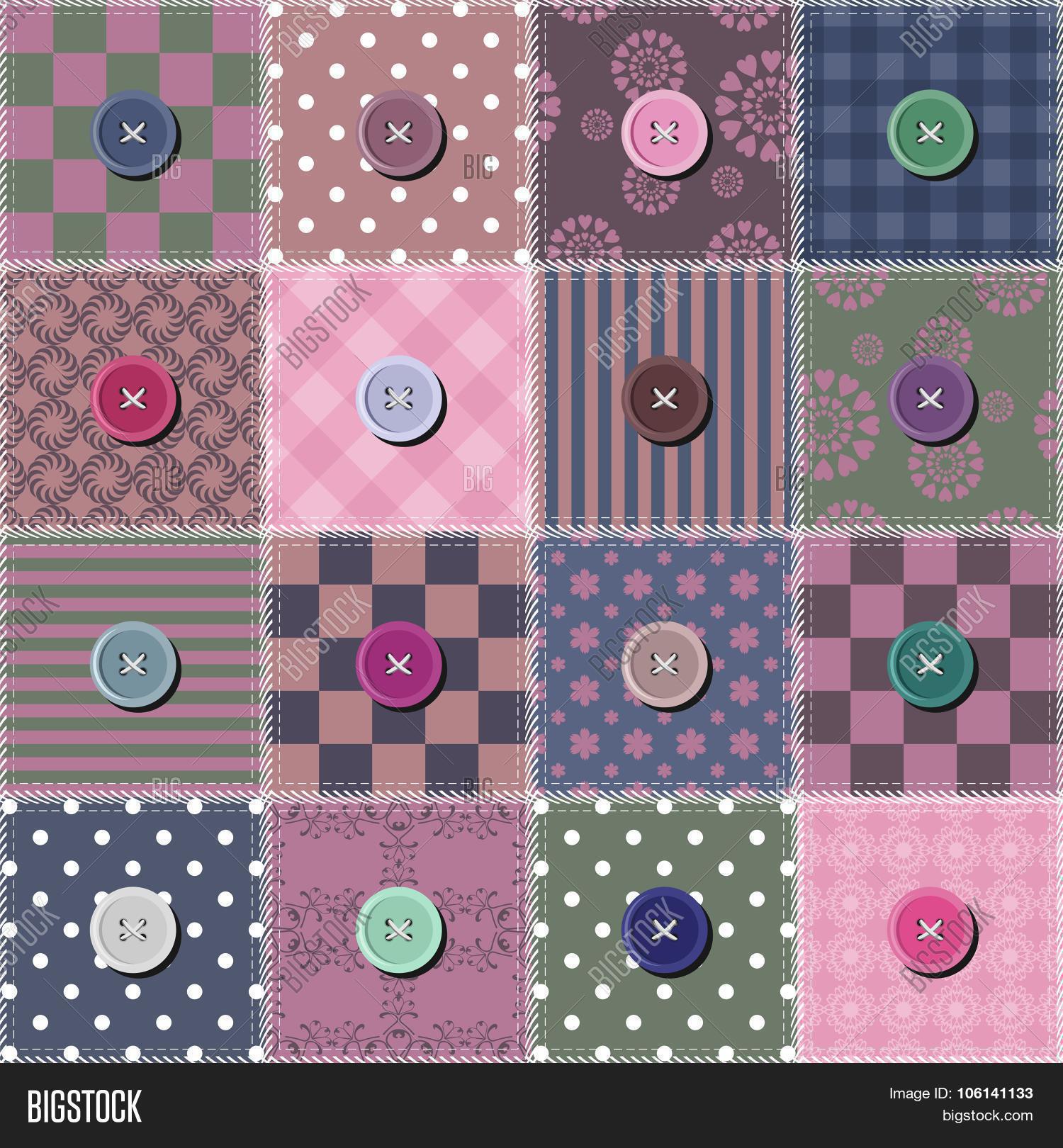 Patchwork Background Vector & Photo (Free Trial) | Bigstock