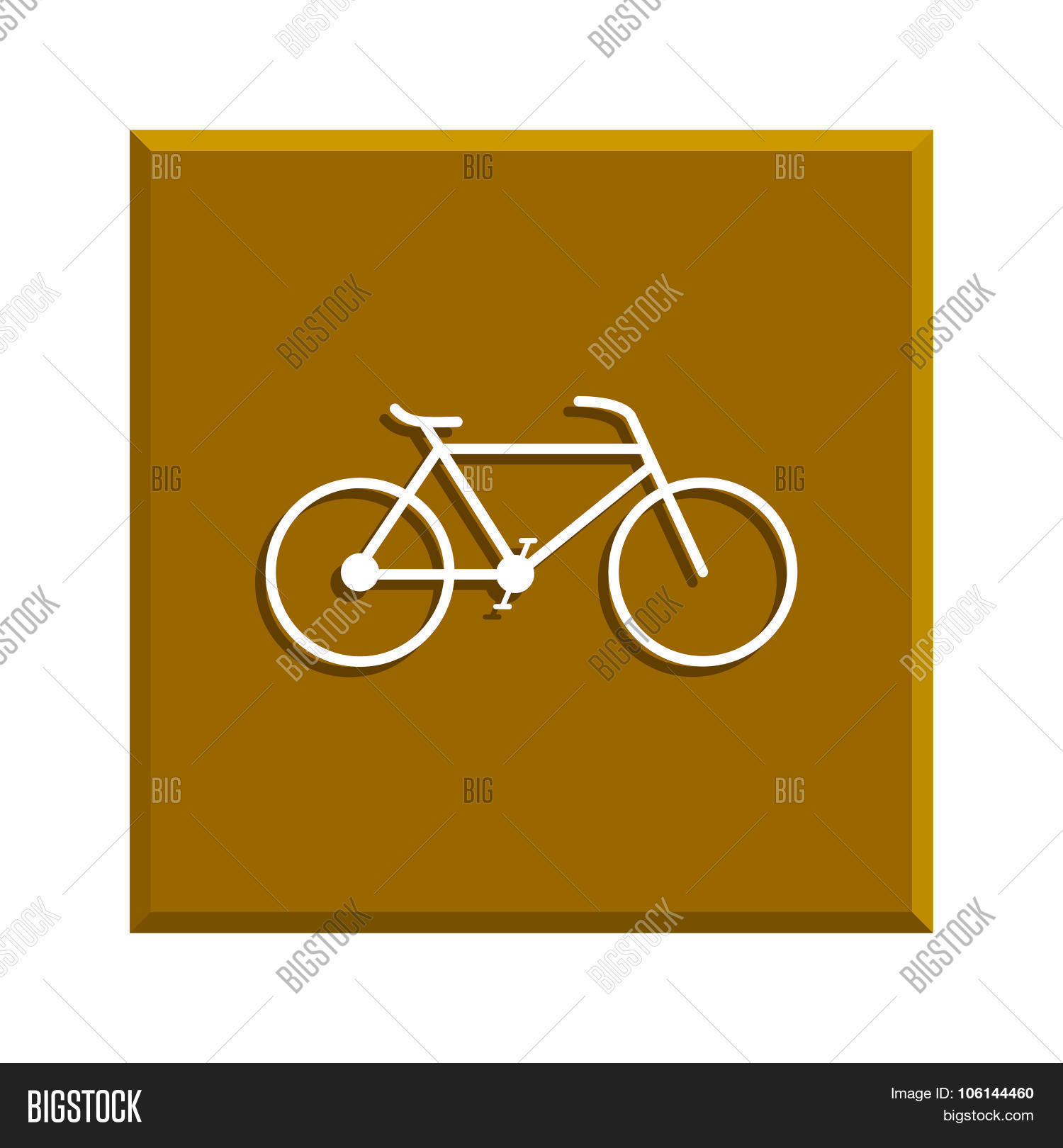 Minimalistic Bicycle Vector & Photo (Free Trial) | Bigstock
