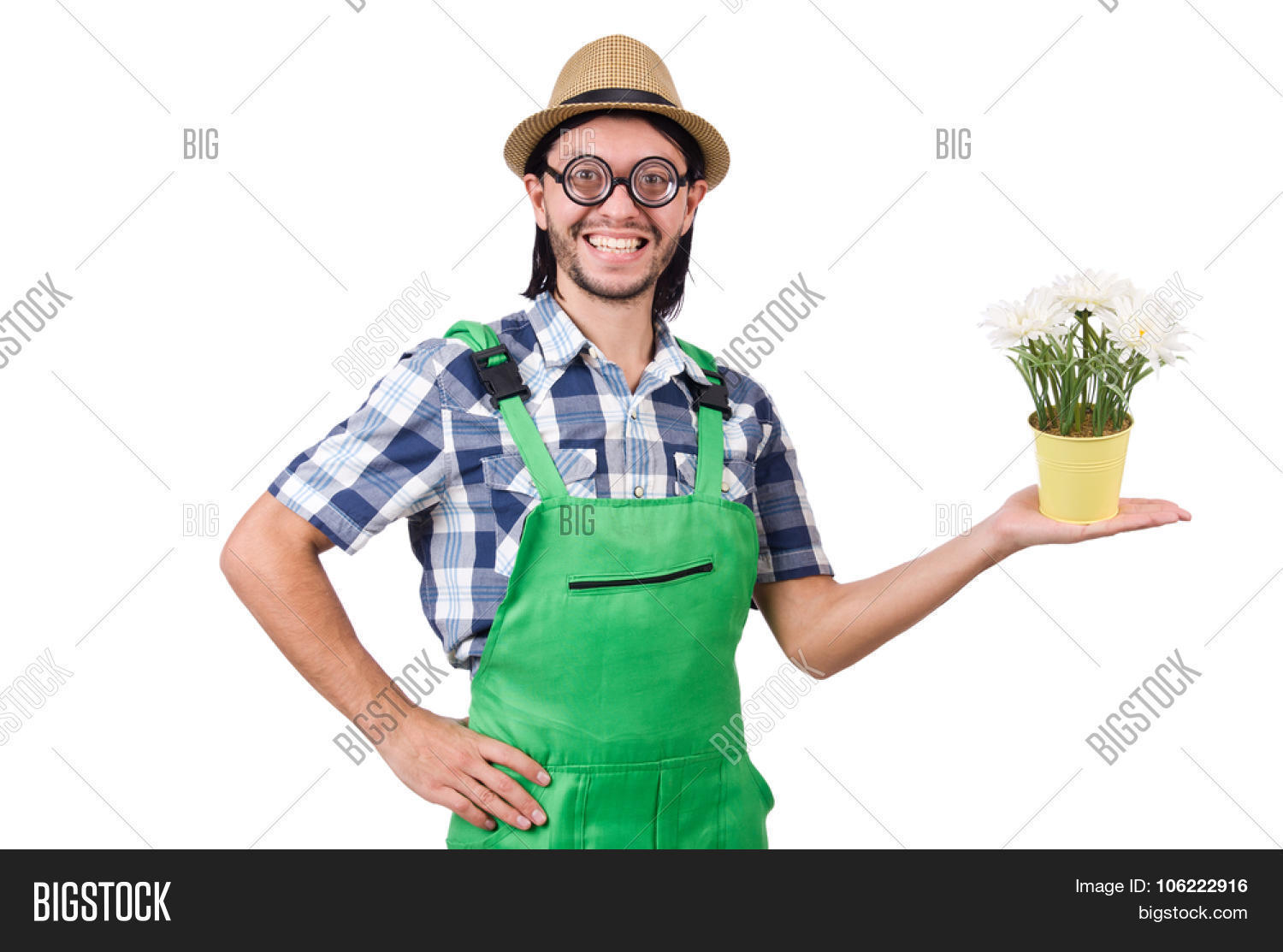 Man Gardener Flowers Image & Photo (Free Trial) | Bigstock