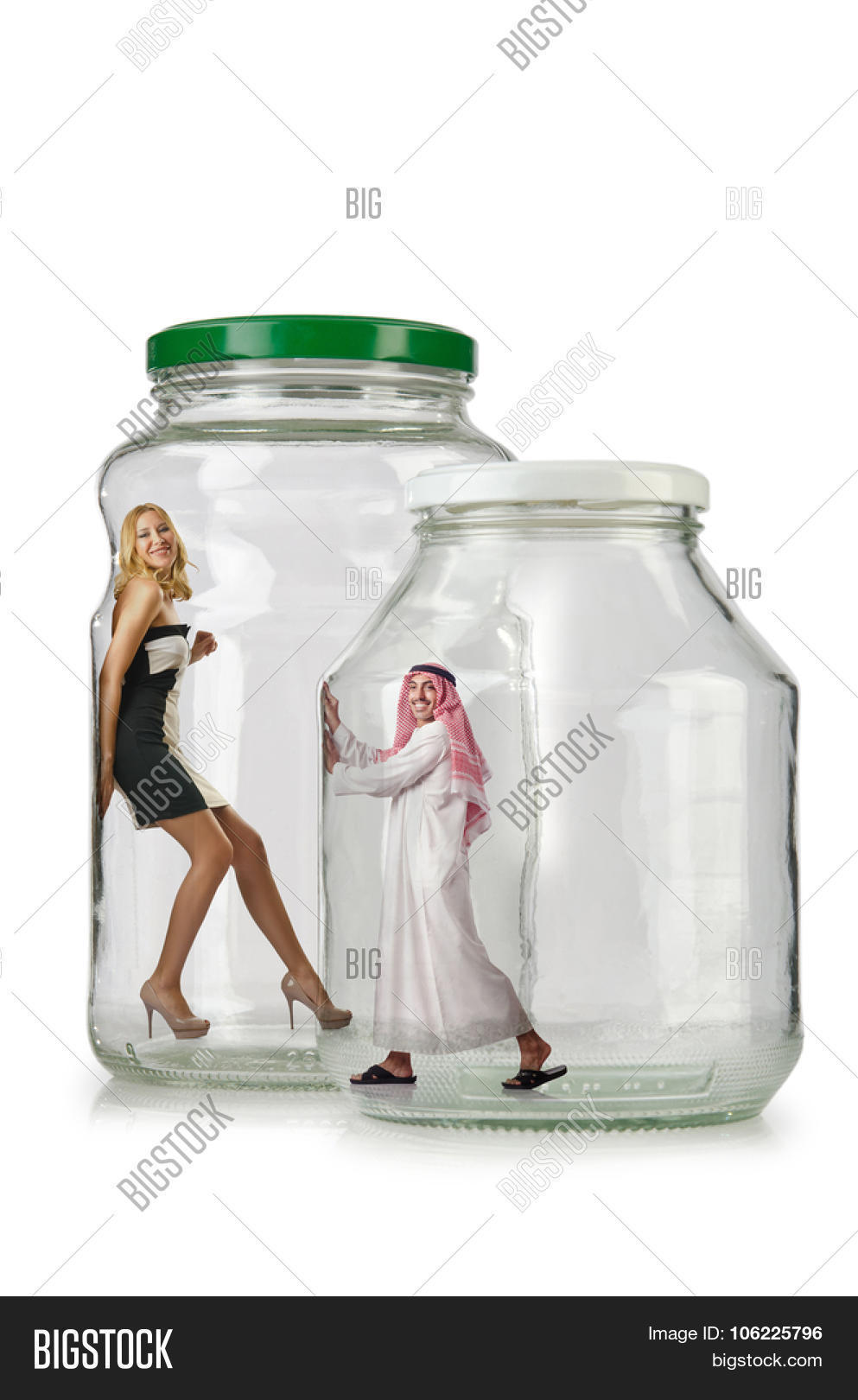 People Trapped Glass Image & Photo (Free Trial) | Bigstock