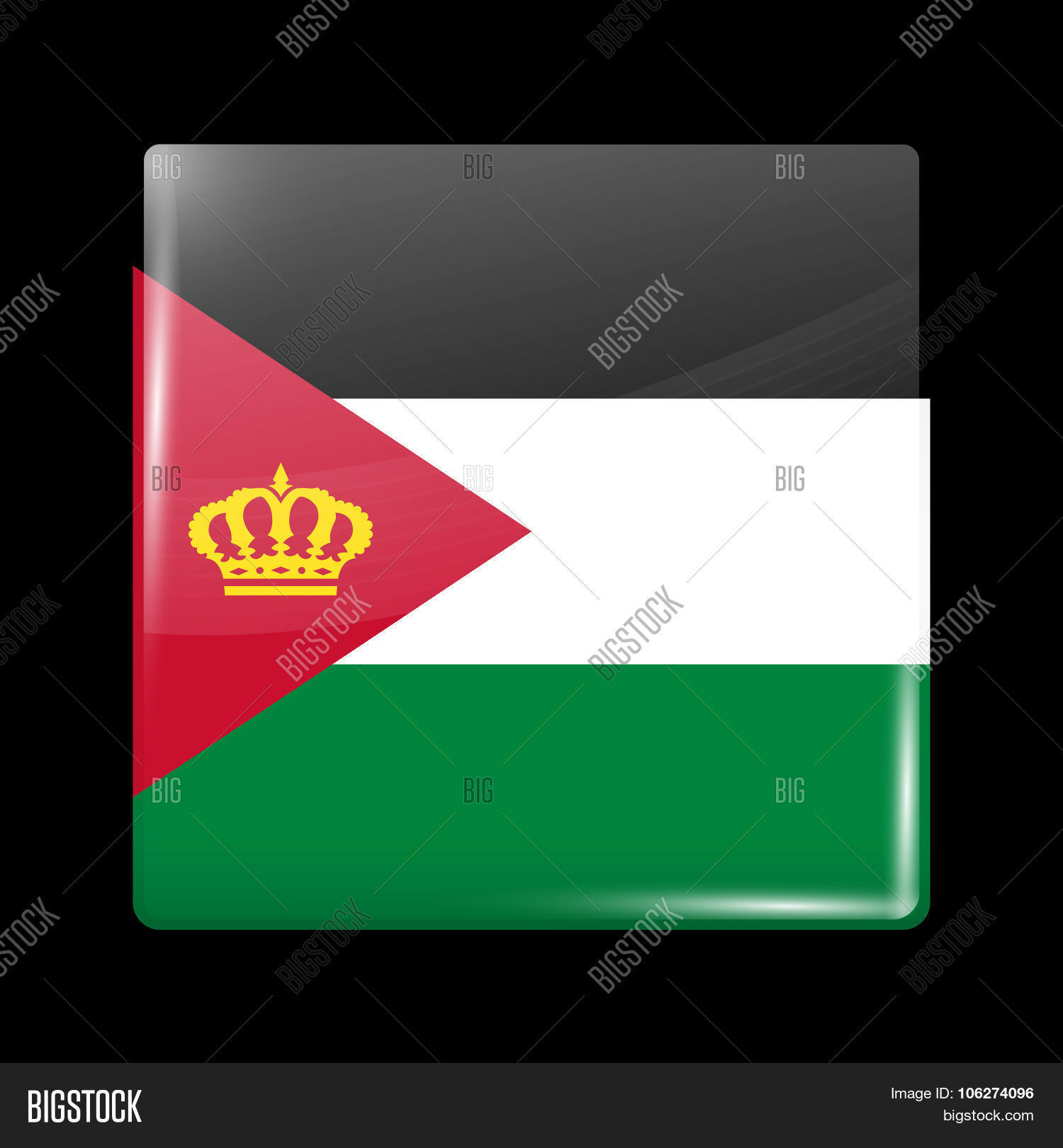 Jordan Variant Flag. Vector & Photo (Free Trial) | Bigstock