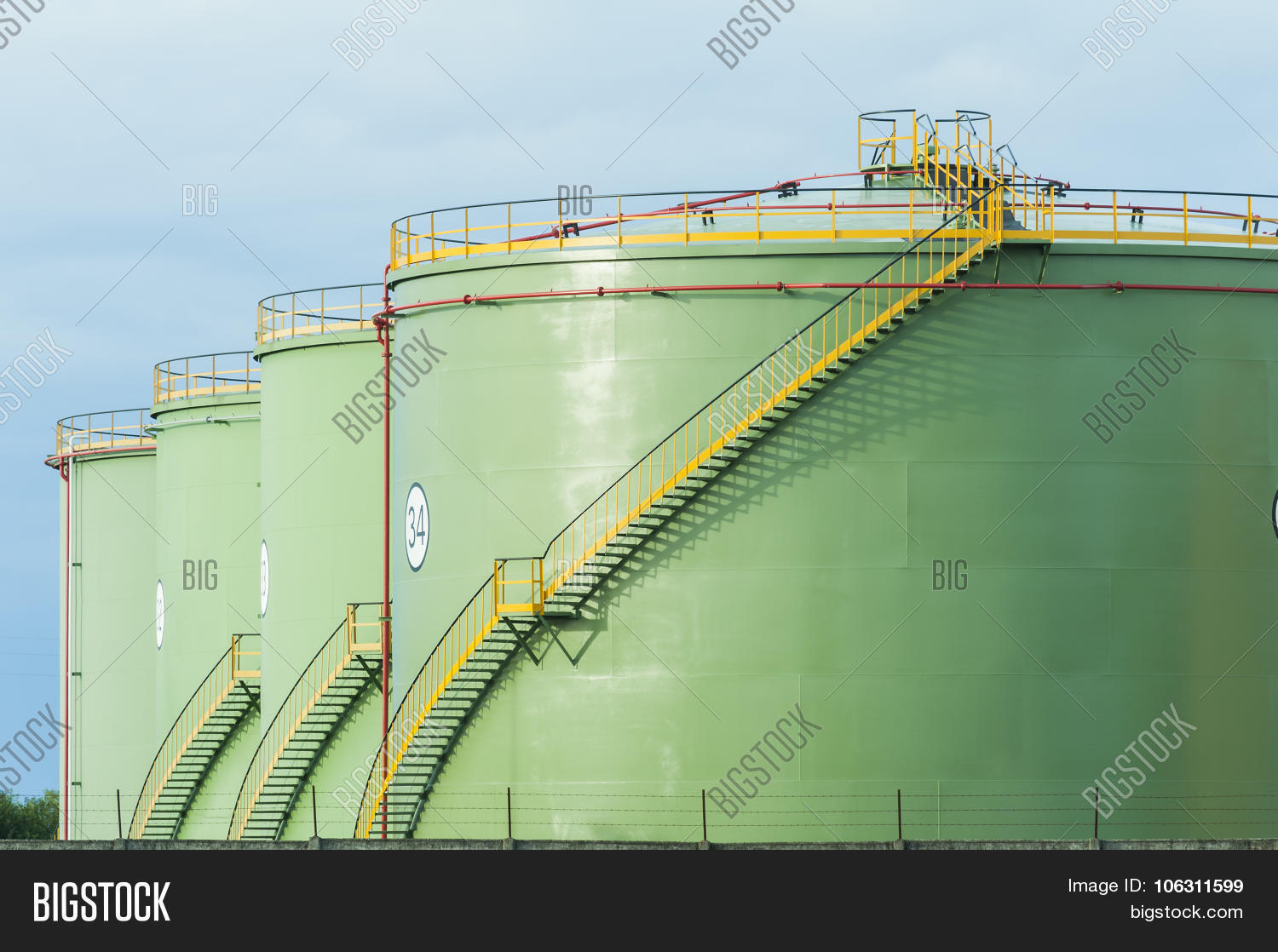 Oil Tanks Image & Photo (Free Trial) | Bigstock