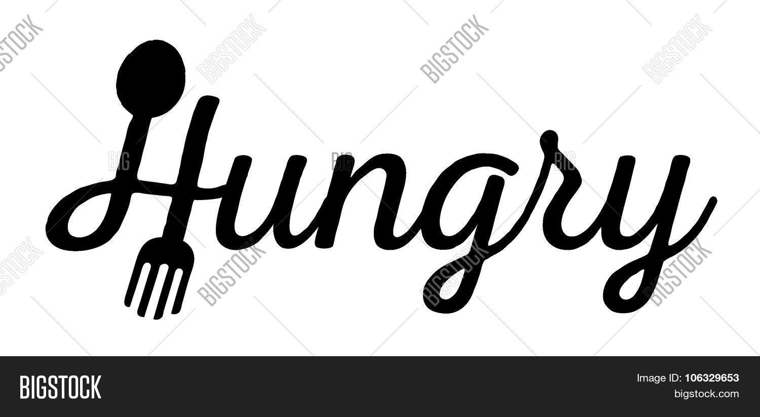 Hungry Logo Design Vector & Photo (Free Trial) | Bigstock