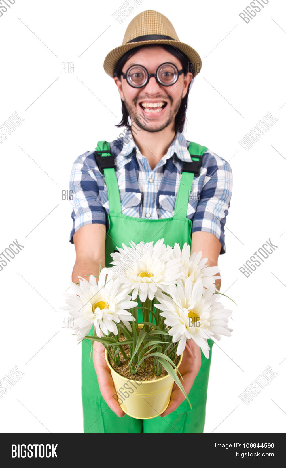 Man Gardener Flowers Image & Photo (Free Trial) | Bigstock