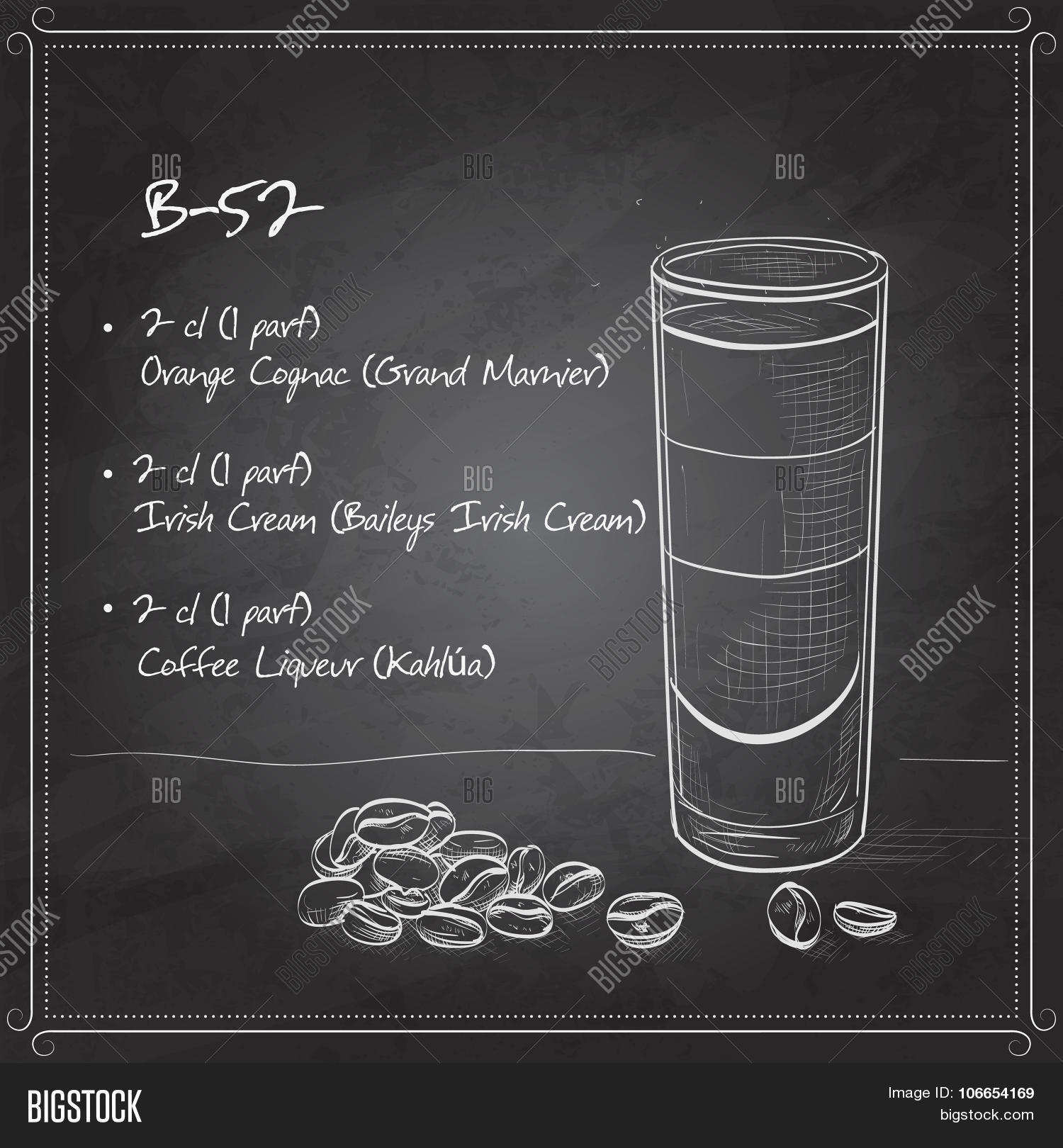 Cocktail B 52 On Vector & Photo (Free Trial) | Bigstock