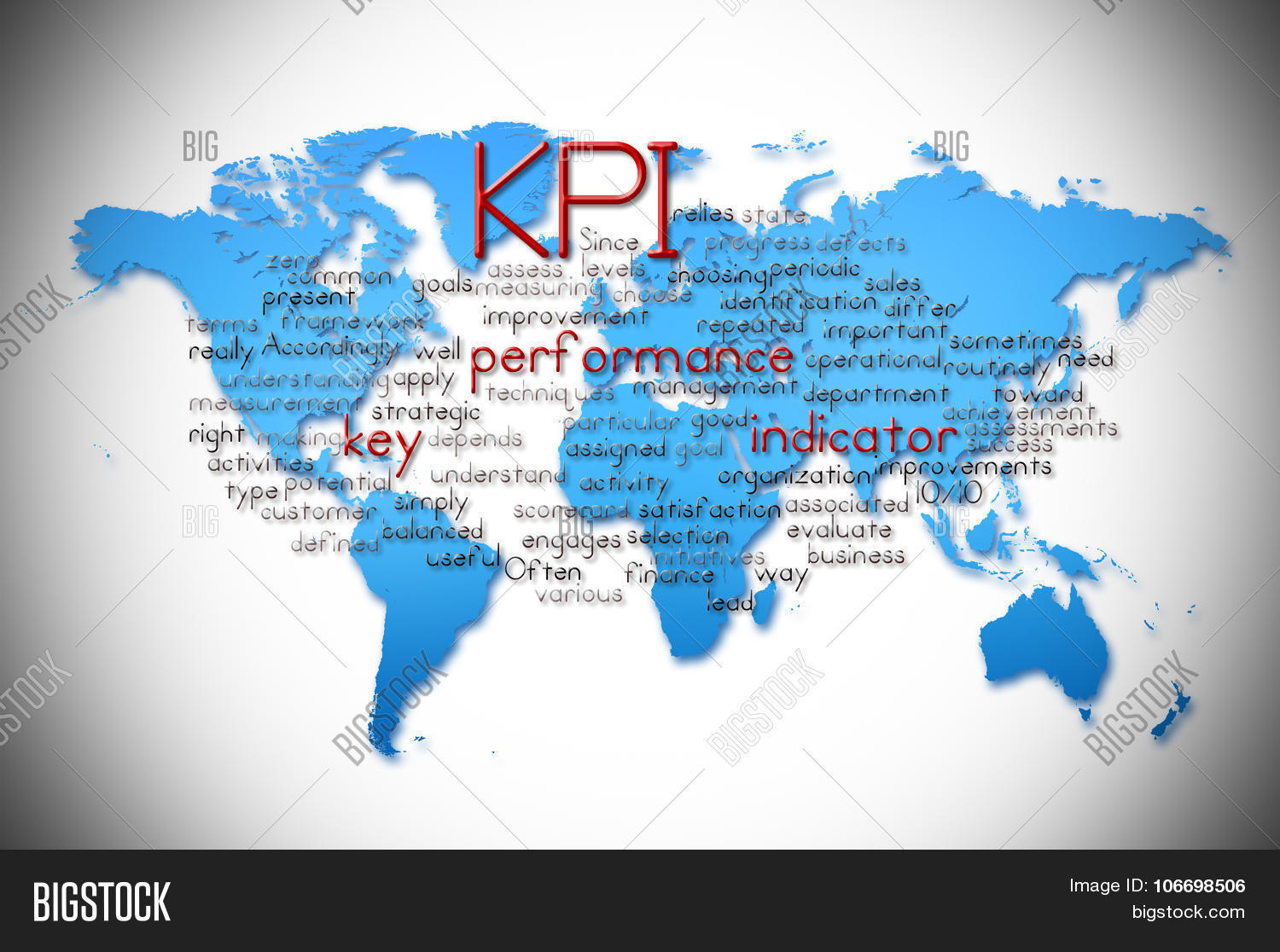 Word Cloud Kpi World Image & Photo (Free Trial) | Bigstock