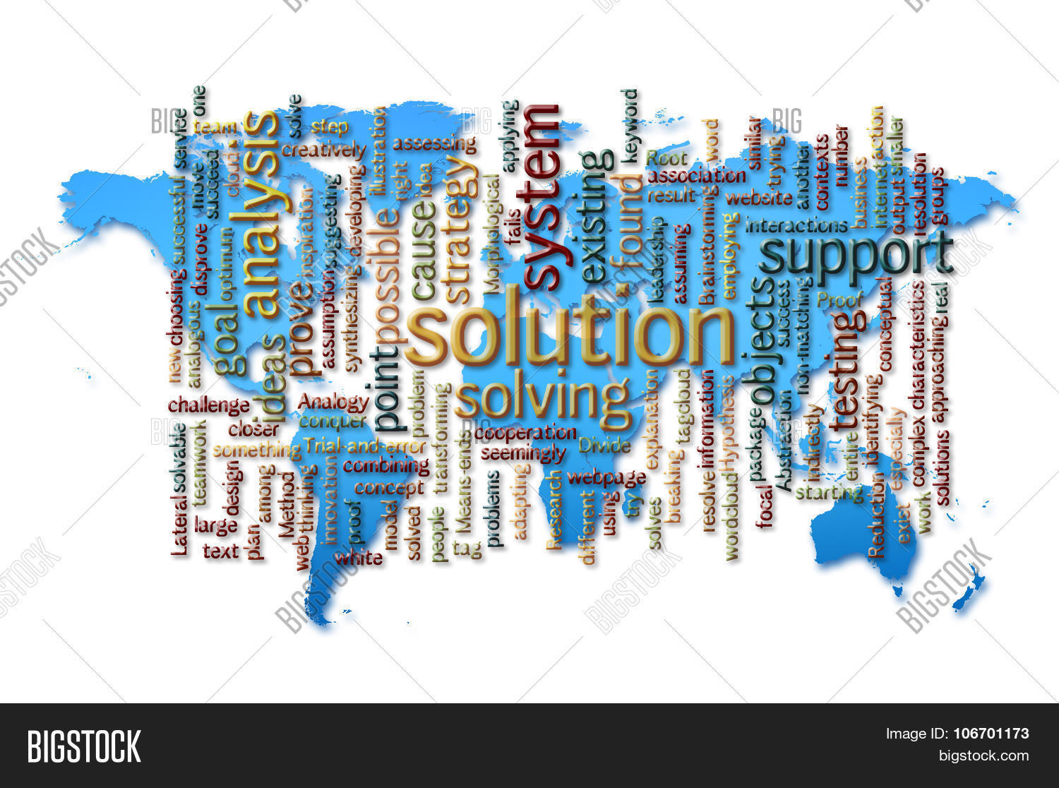 Word Cloud Solution Image & Photo (Free Trial) | Bigstock