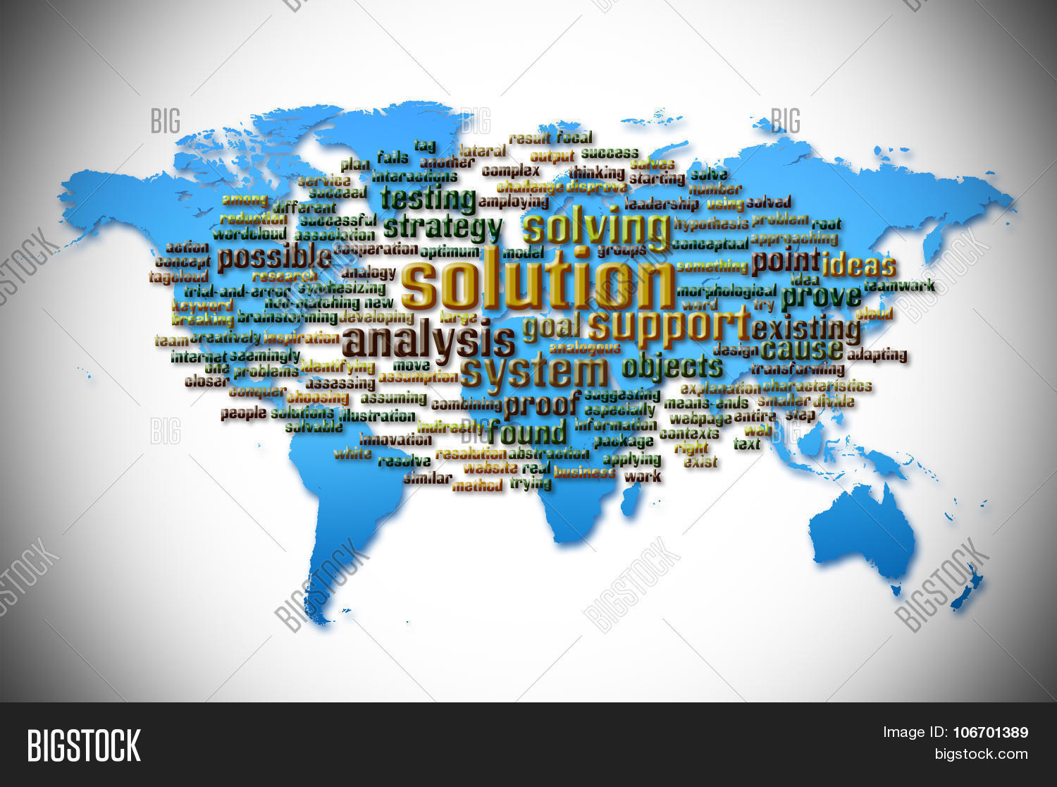 Word Cloud Solution Image & Photo (Free Trial) | Bigstock