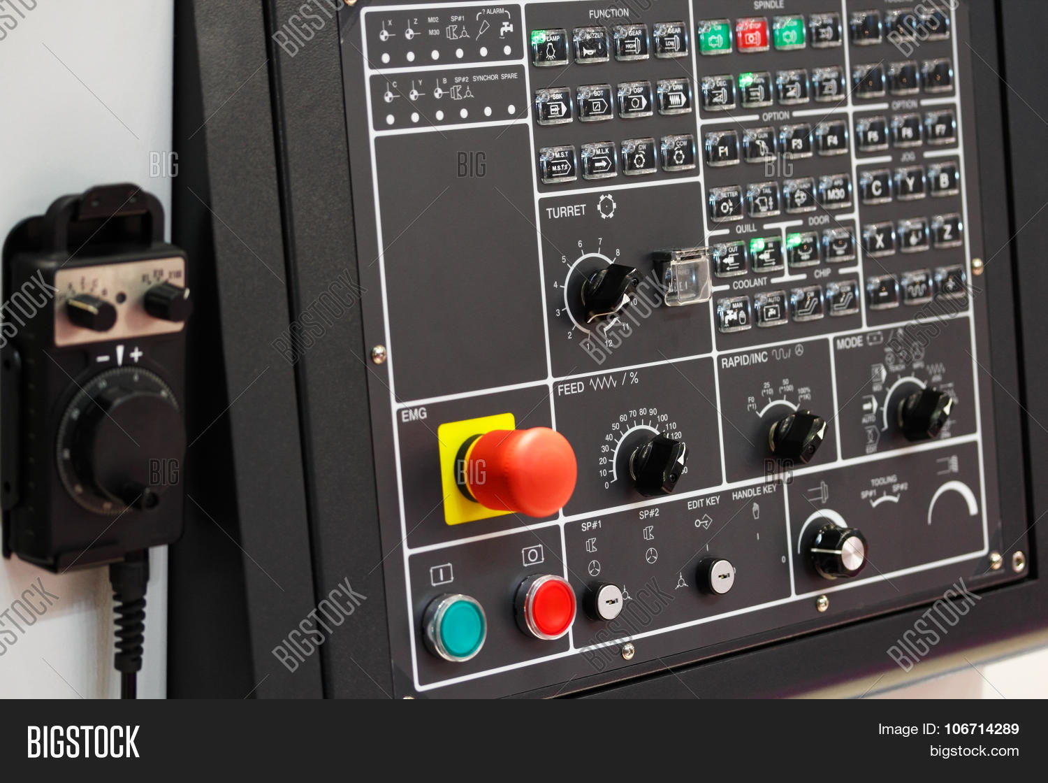 Cnc Control Panel Image & Photo (Free Trial) | Bigstock