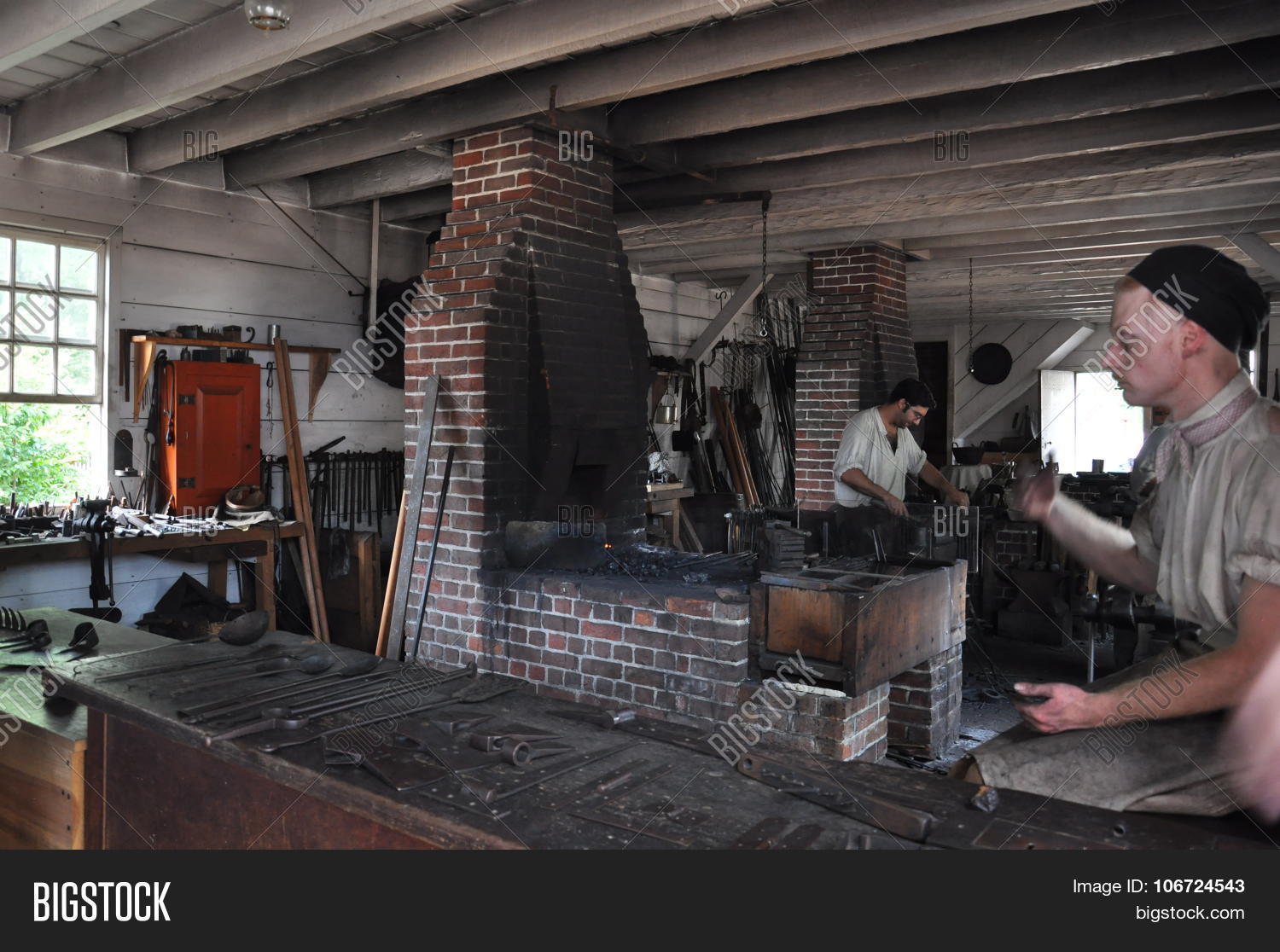 Blacksmith Colonial Image & Photo (Free Trial) | Bigstock