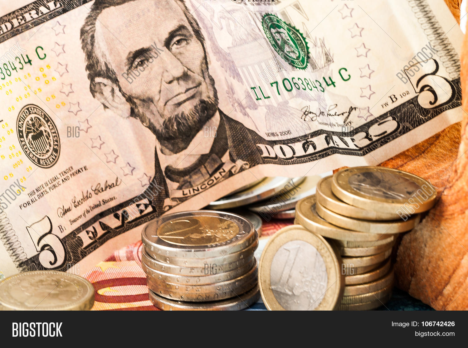 Money Euro Dollar Bill Image & Photo (Free Trial) | Bigstock