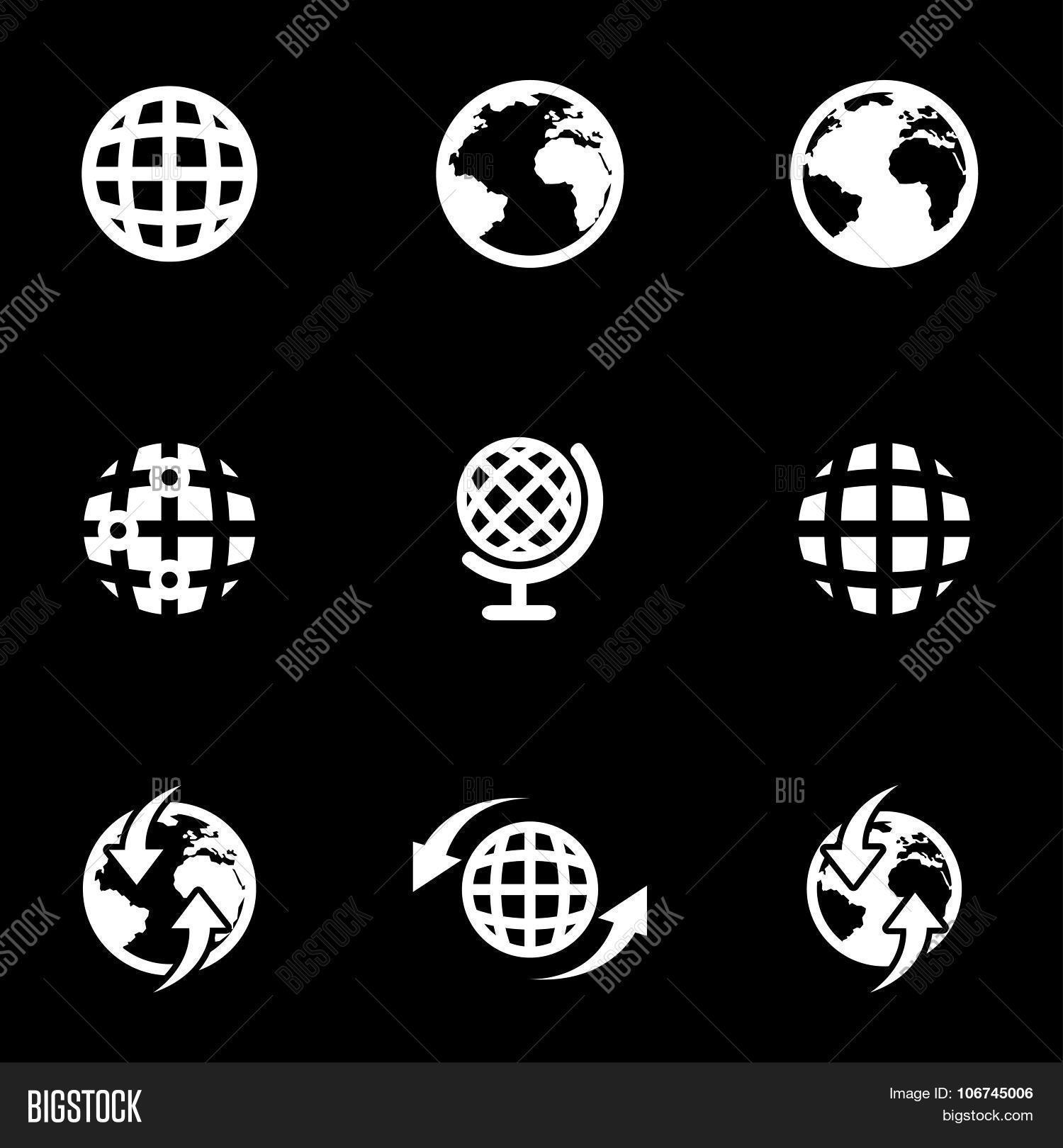 Vector White World Vector & Photo (Free Trial) | Bigstock