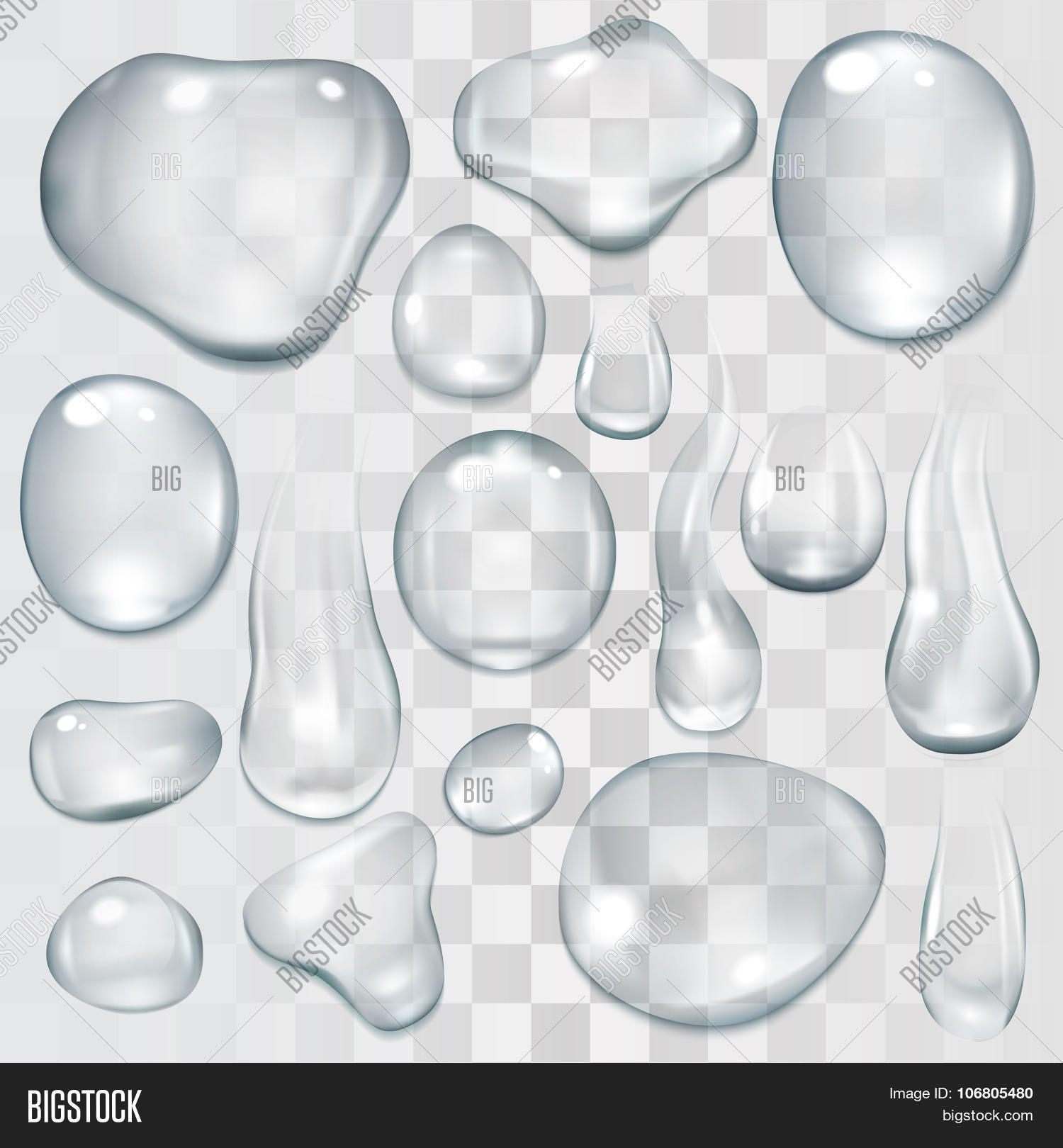 Realistic Drops Drips Vector & Photo (Free Trial) | Bigstock