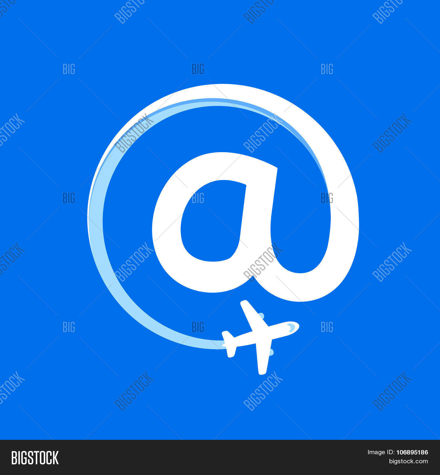 Letter Airline Plane Vector & Photo (Free Trial) | Bigstock