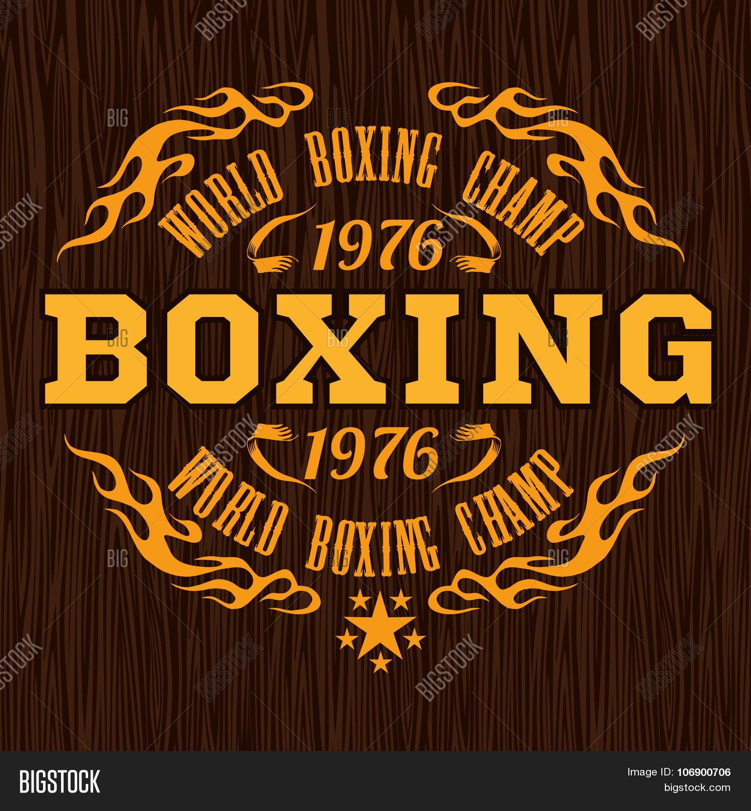 Vintage Logo Boxing Vector & Photo (Free Trial) | Bigstock
