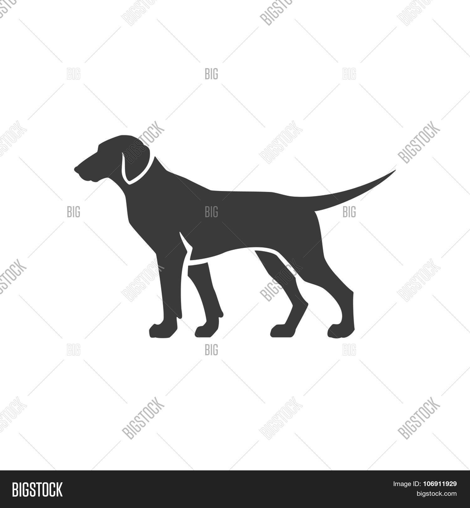 Dog Side View Vector & Photo (Free Trial) | Bigstock