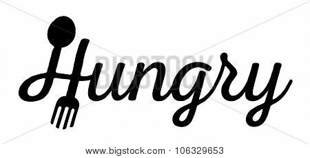 Hungry Logo Design Vector & Photo (Free Trial) | Bigstock