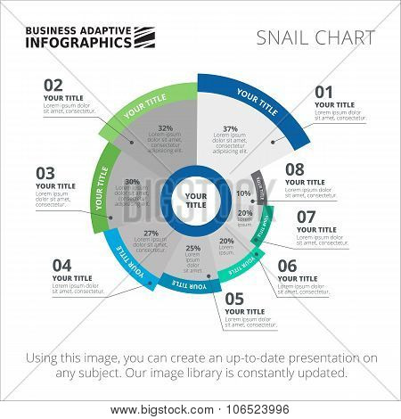 Snail Chart Template Vector & Photo (Free Trial) | Bigstock