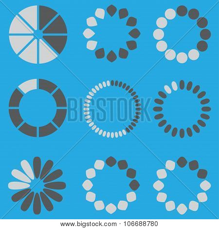 Preloaders Symbols Vector & Photo (Free Trial) | Bigstock