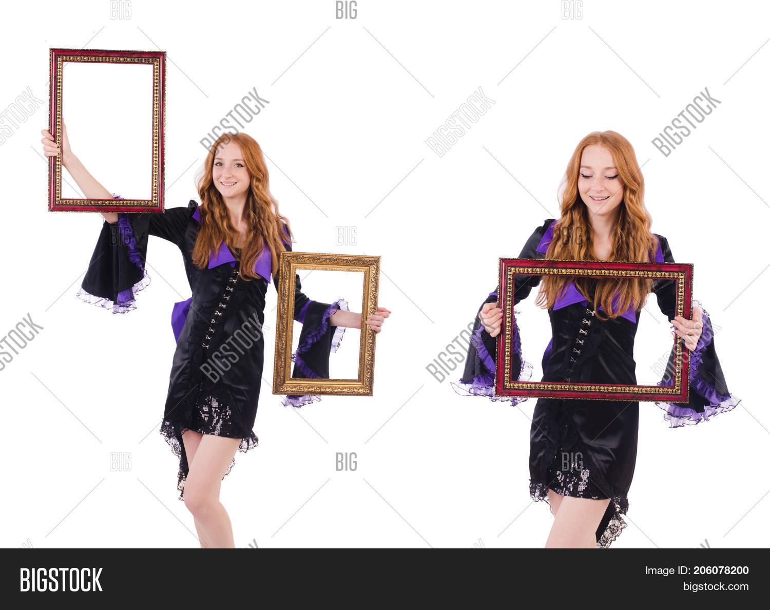 Woman Picture Frame On Image & Photo (Free Trial) | Bigstock