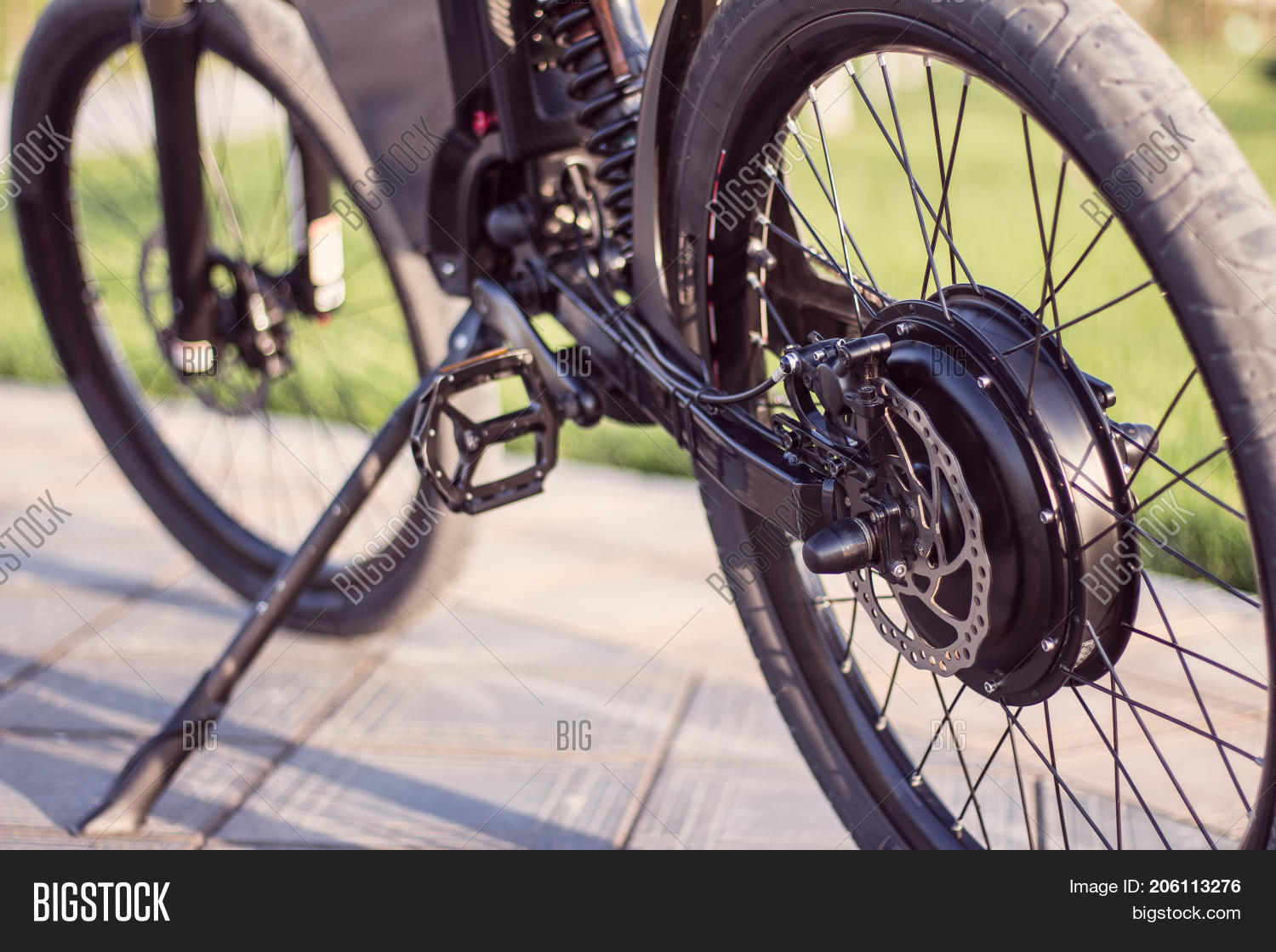 Electric Bike Motor Image & Photo (Free Trial) | Bigstock