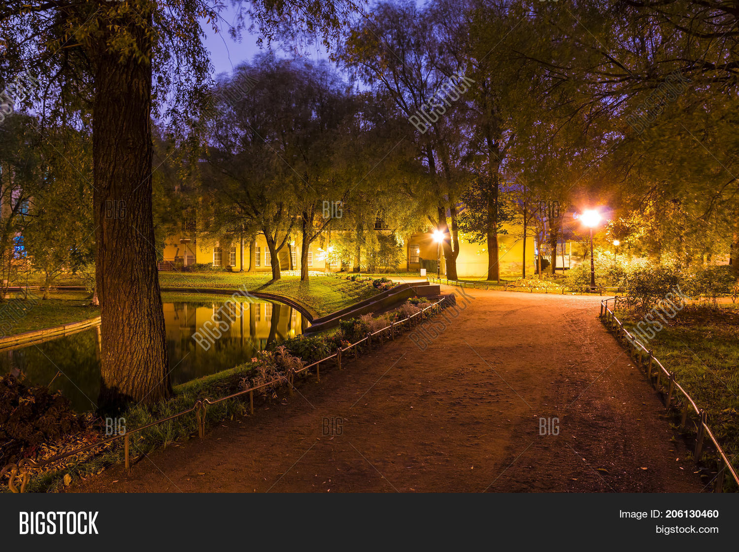 Night View Park Image & Photo (Free Trial) | Bigstock
