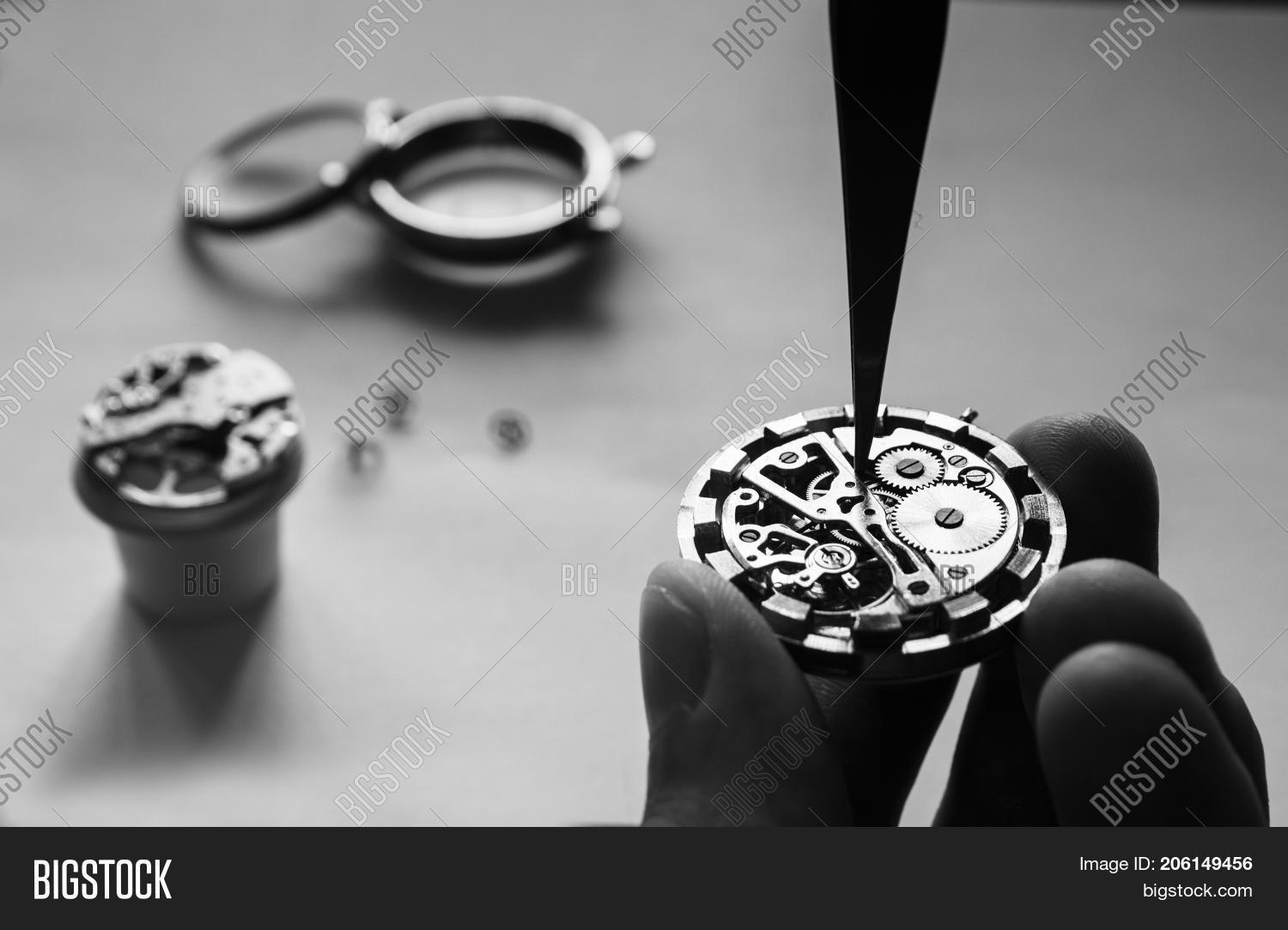 Watchmaker Repairing Image & Photo (Free Trial) | Bigstock