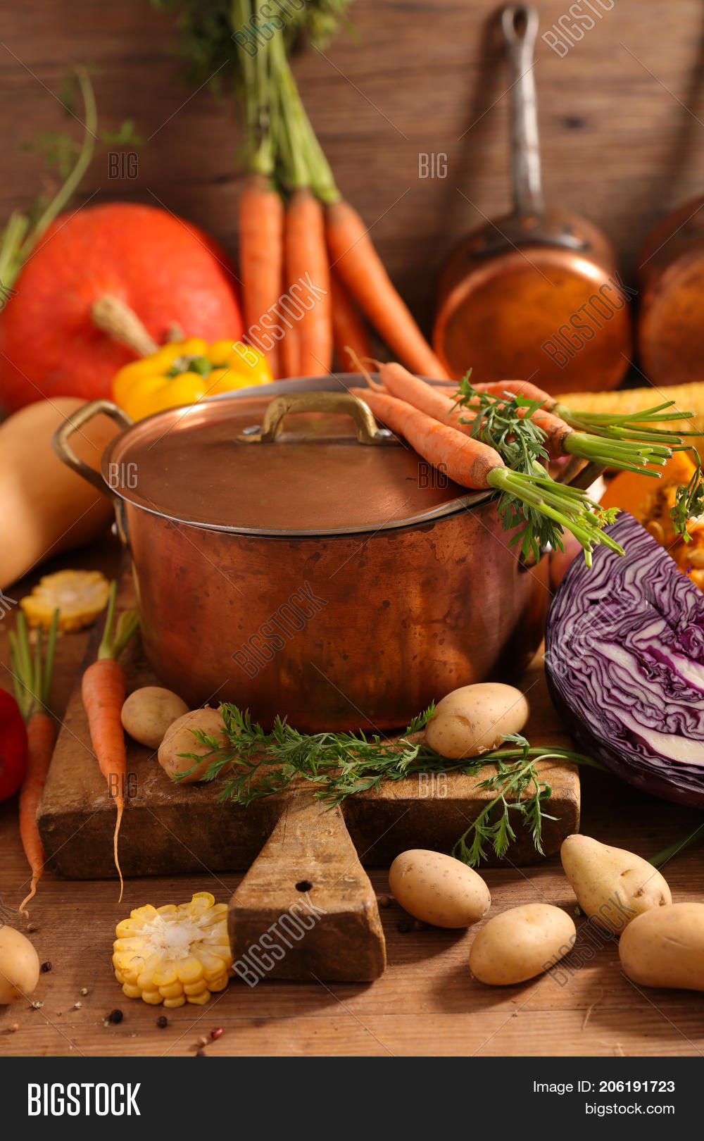 Cooking Pot Vegetable Image & Photo (Free Trial) | Bigstock