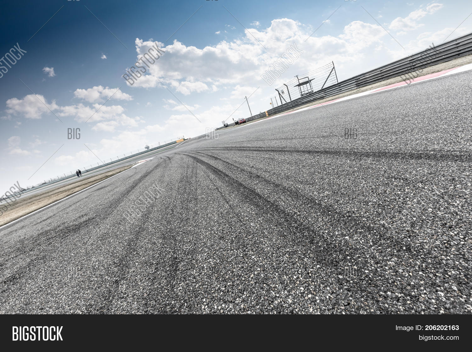 Empty Car Racing Track Image & Photo (Free Trial) | Bigstock