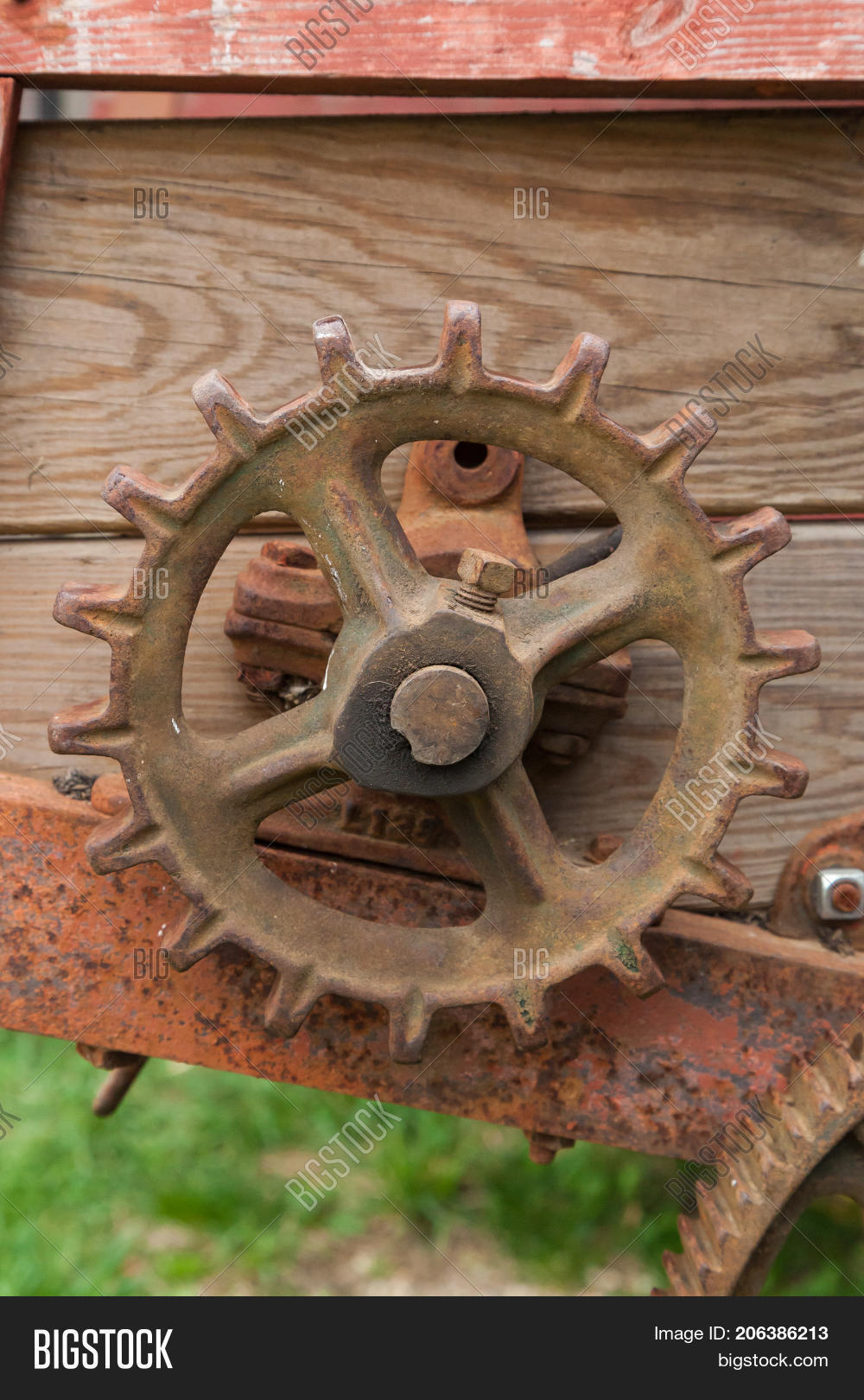 Closeup Rusty Gear On Image & Photo (Free Trial) | Bigstock