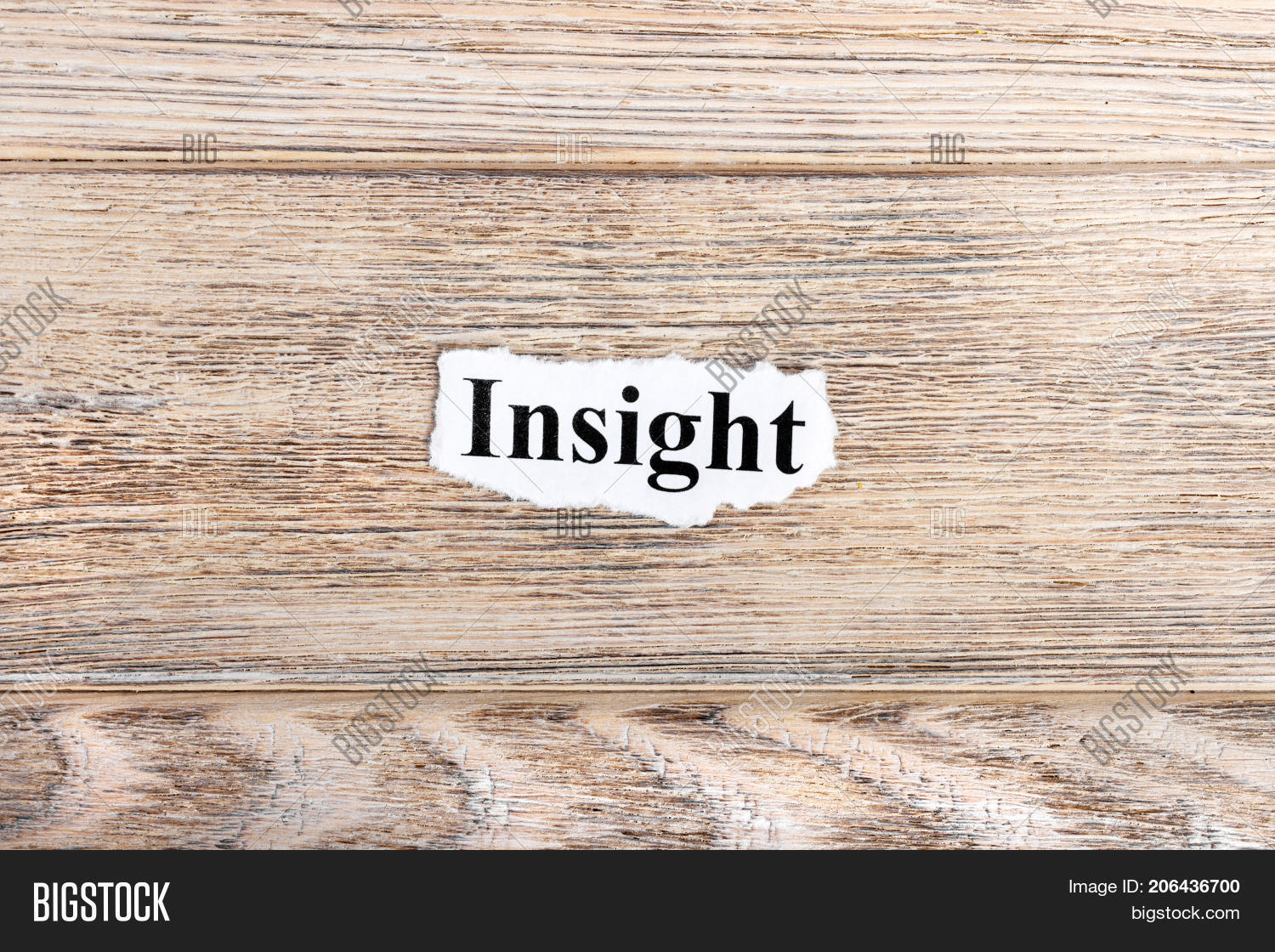 Insight Text On Paper Image & Photo (Free Trial) | Bigstock