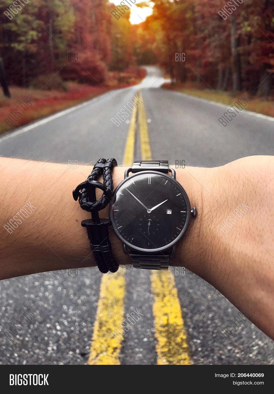 Man Checking Time On Image & Photo (Free Trial) | Bigstock