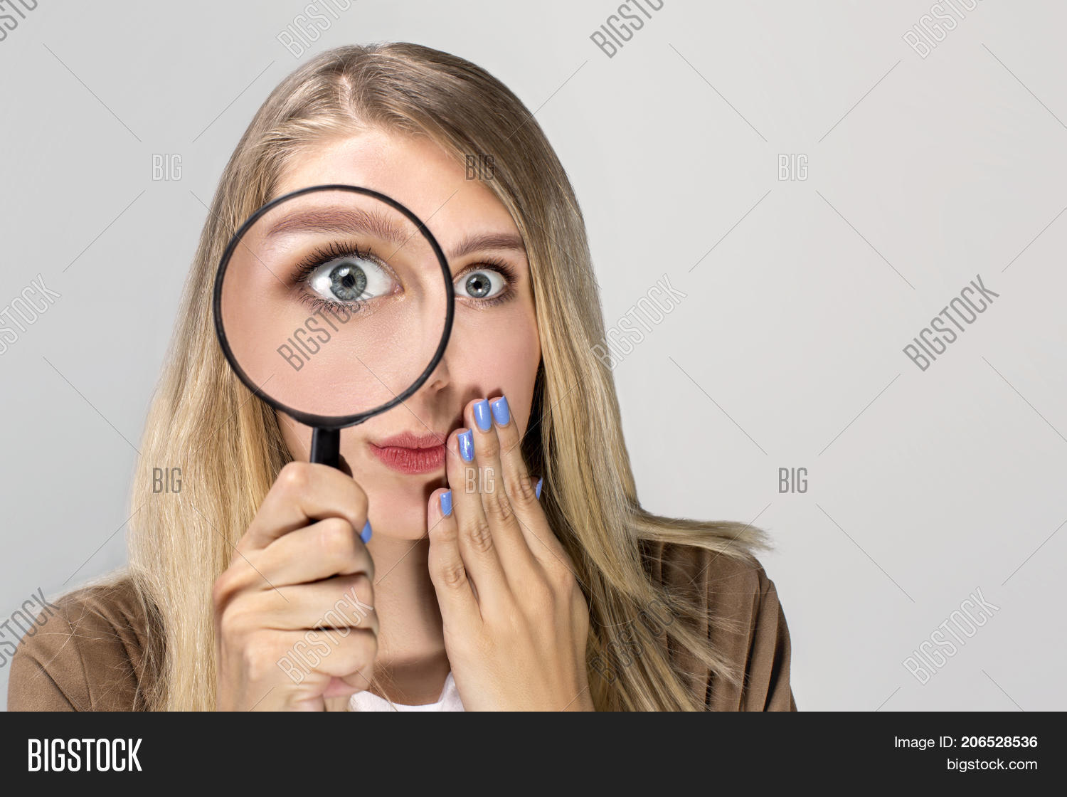 Curious Woman Looking Image & Photo (Free Trial) | Bigstock