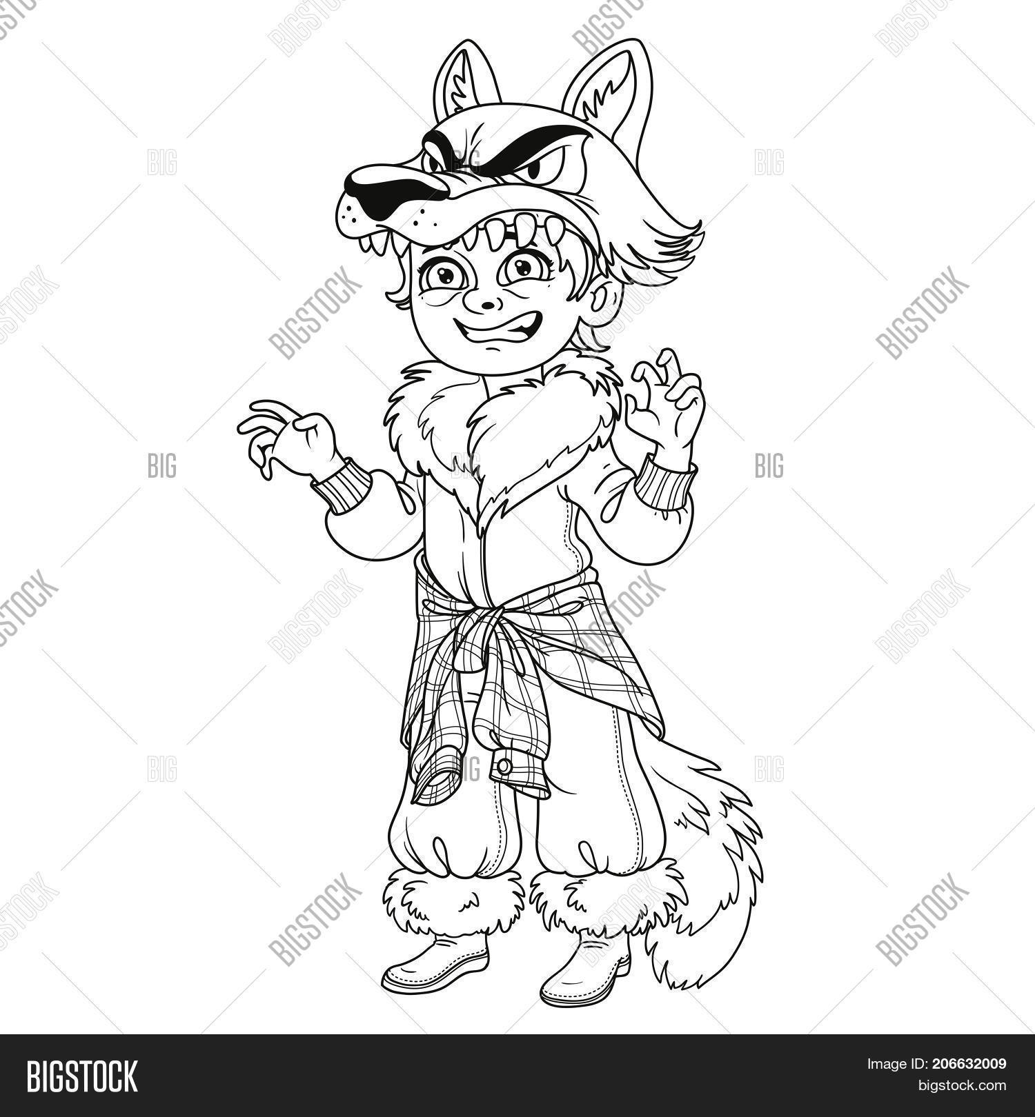 Cute Boy Werewolf Vector & Photo (Free Trial) | Bigstock