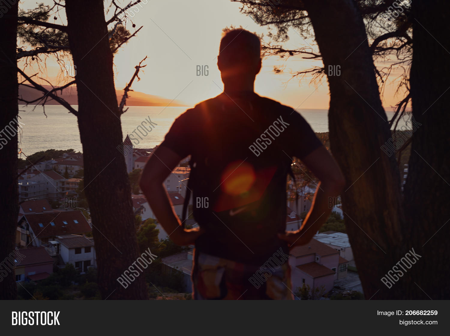 Sunset View Male Image & Photo (Free Trial) | Bigstock