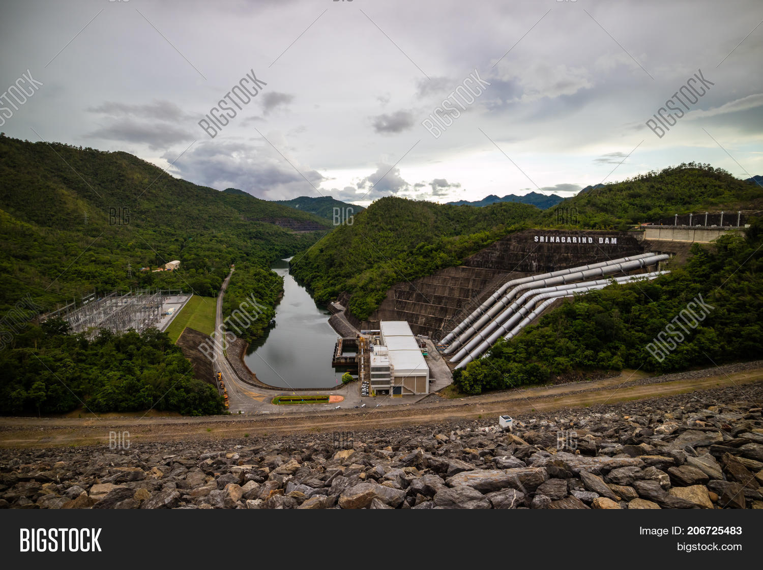 Srinagarind Dam Image & Photo (Free Trial) | Bigstock