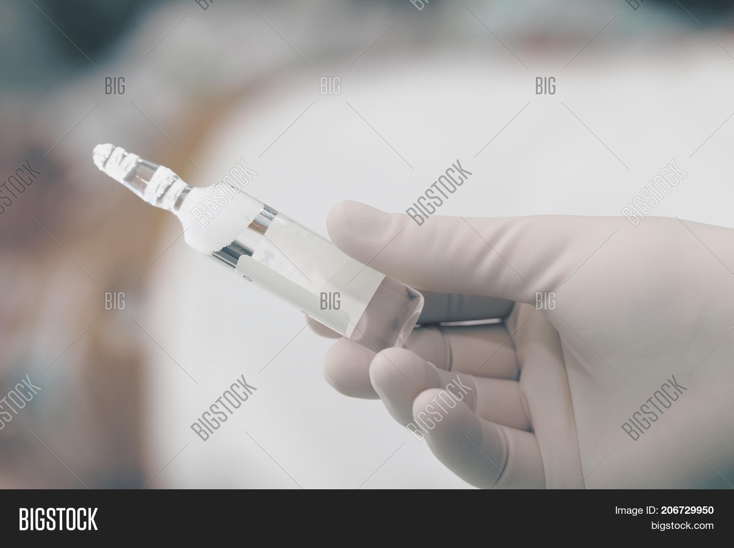 Drug Vial Gloved Hand Image & Photo (Free Trial) | Bigstock
