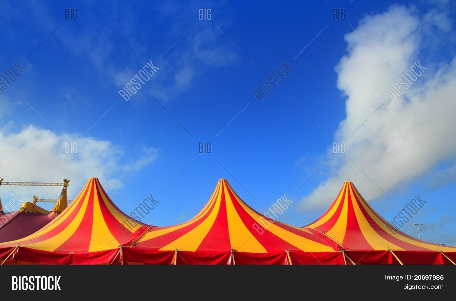Circus Tent Red Orange Image & Photo (Free Trial) | Bigstock