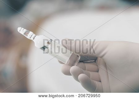 Drug Vial Gloved Hand Image & Photo (Free Trial) | Bigstock