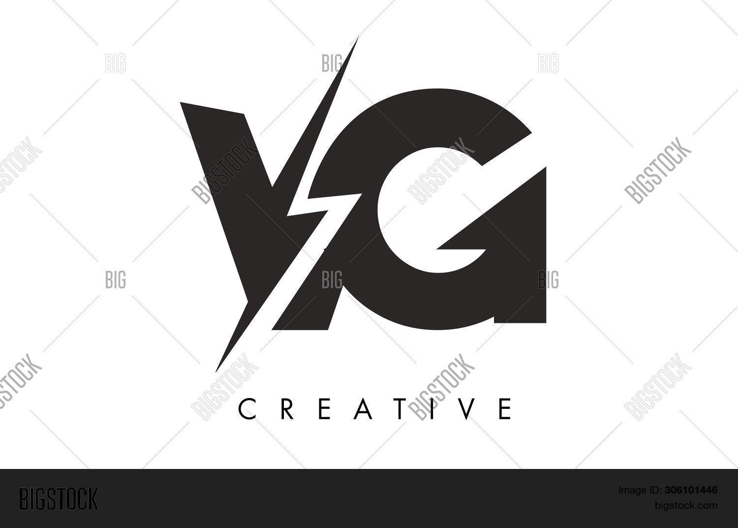 Vg Letter Logo Design Vector & Photo (Free Trial) | Bigstock