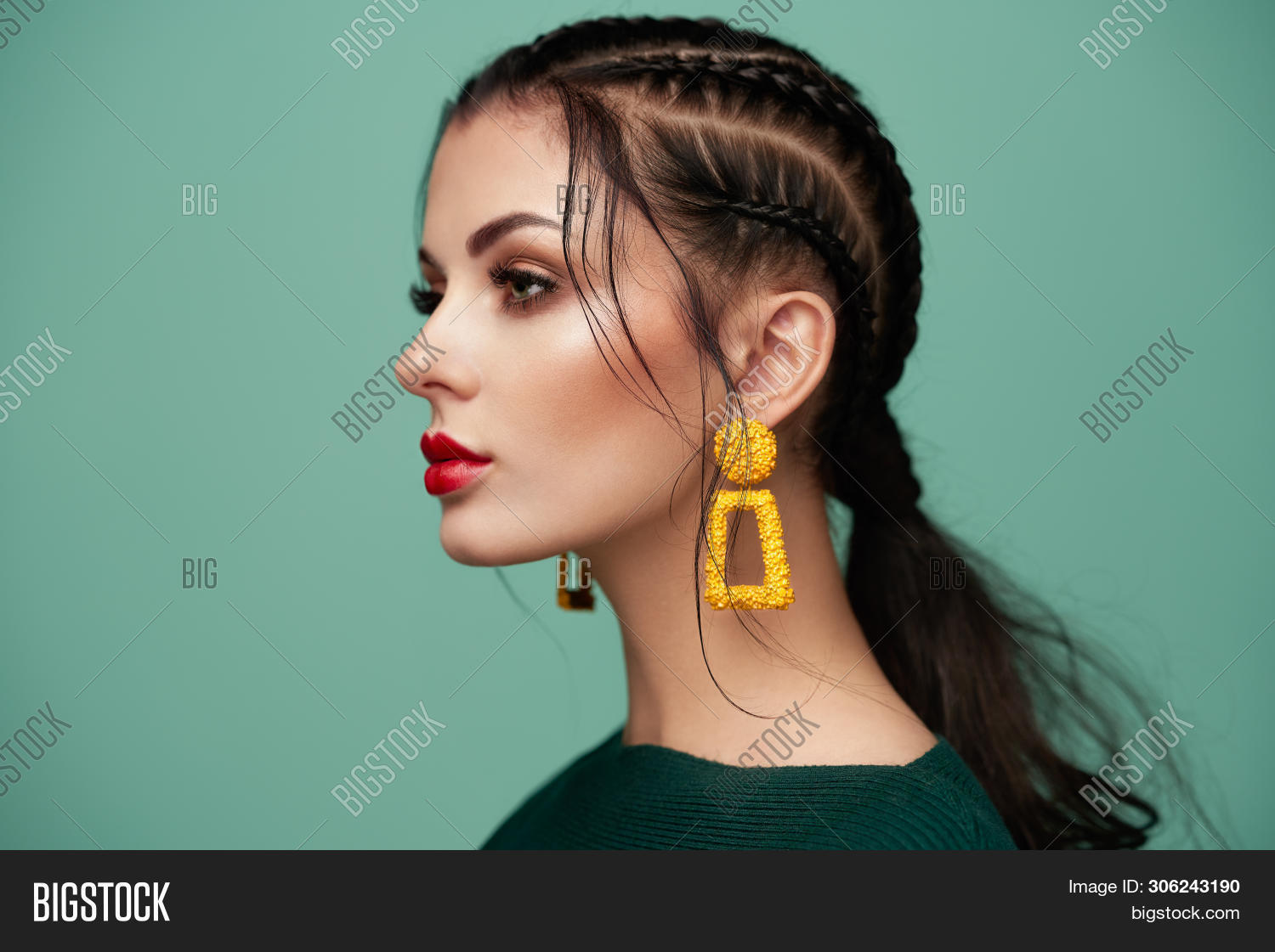 Brunette Girl Perfect Image And Photo Free Trial Bigstock