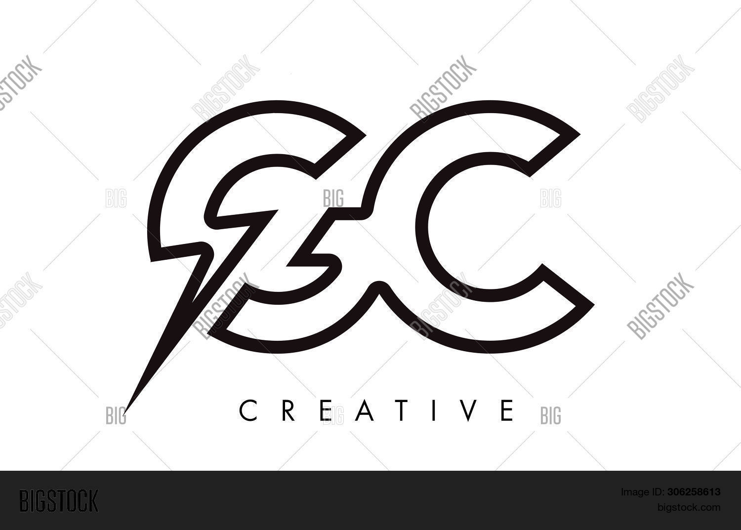 Gc Letter Logo Design Vector & Photo (Free Trial) | Bigstock