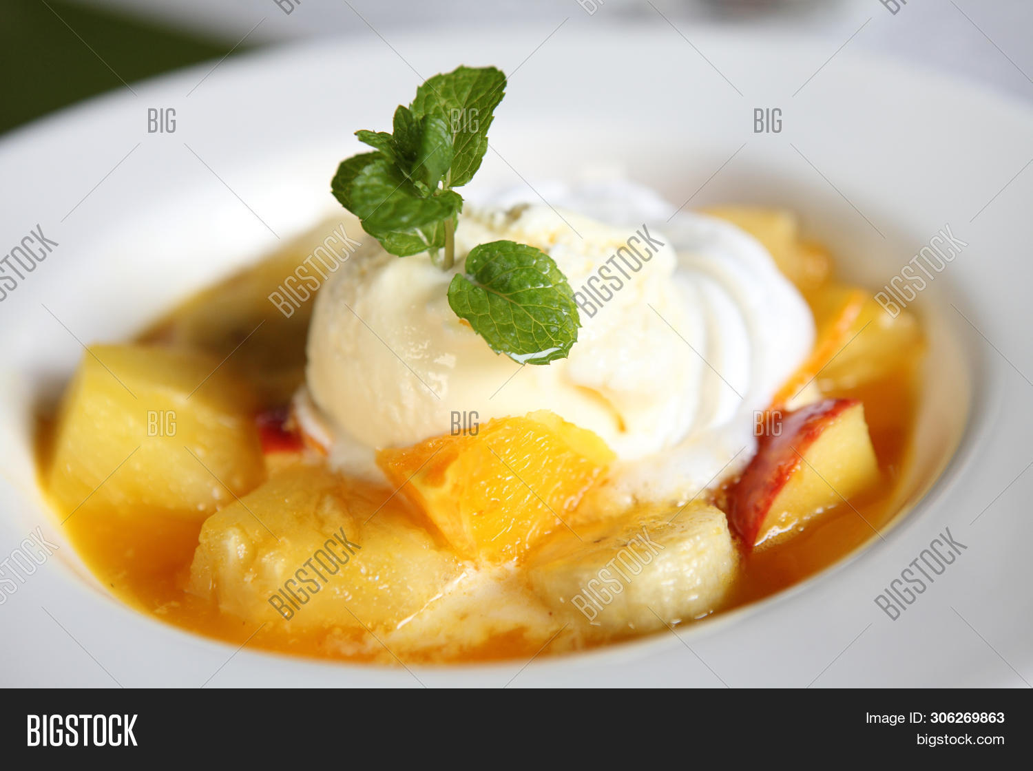 Mix Fruit Flambe Image & Photo (Free Trial) | Bigstock