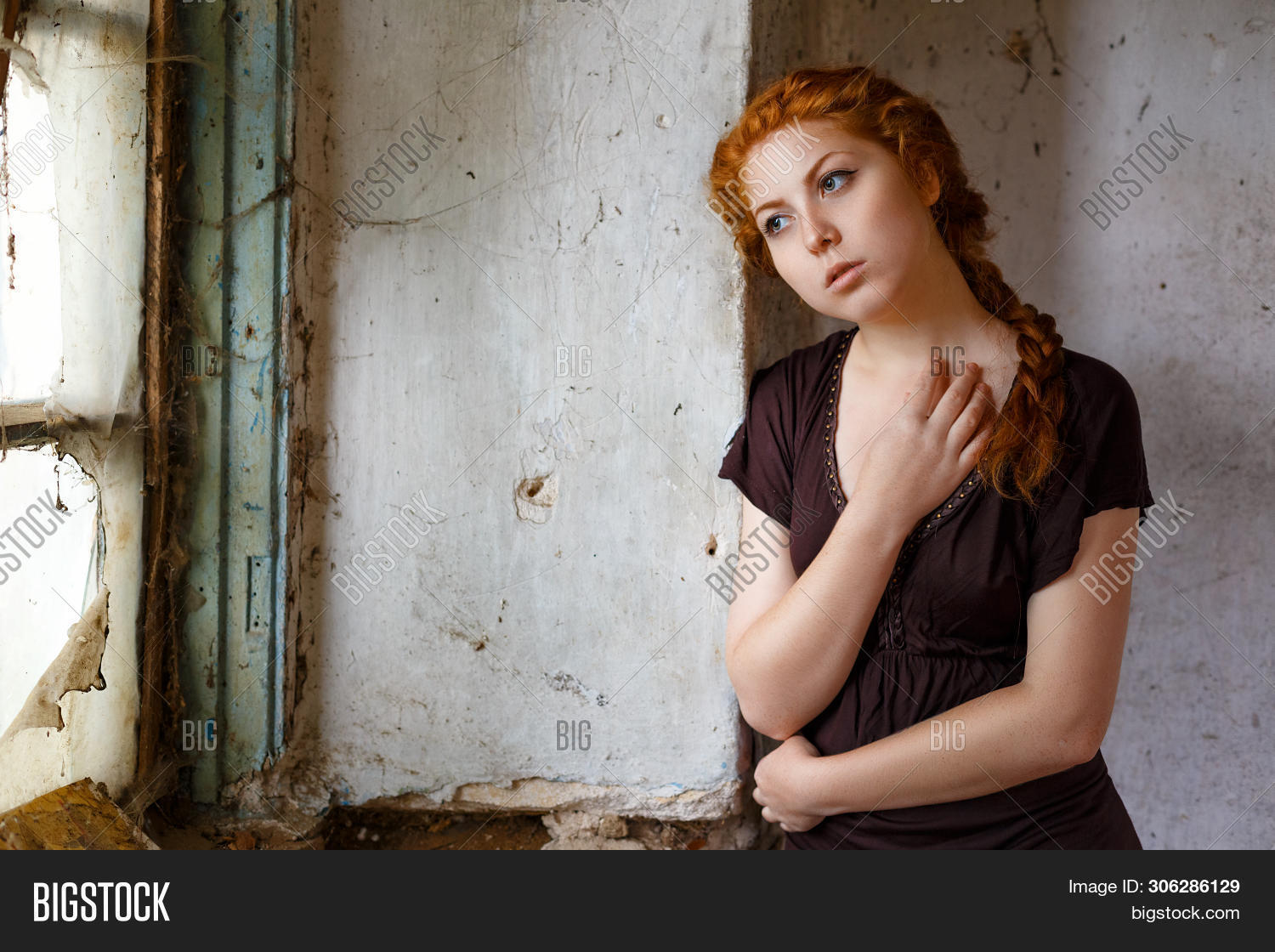 Sad Red-haired Girl Image & Photo (Free Trial) | Bigstock