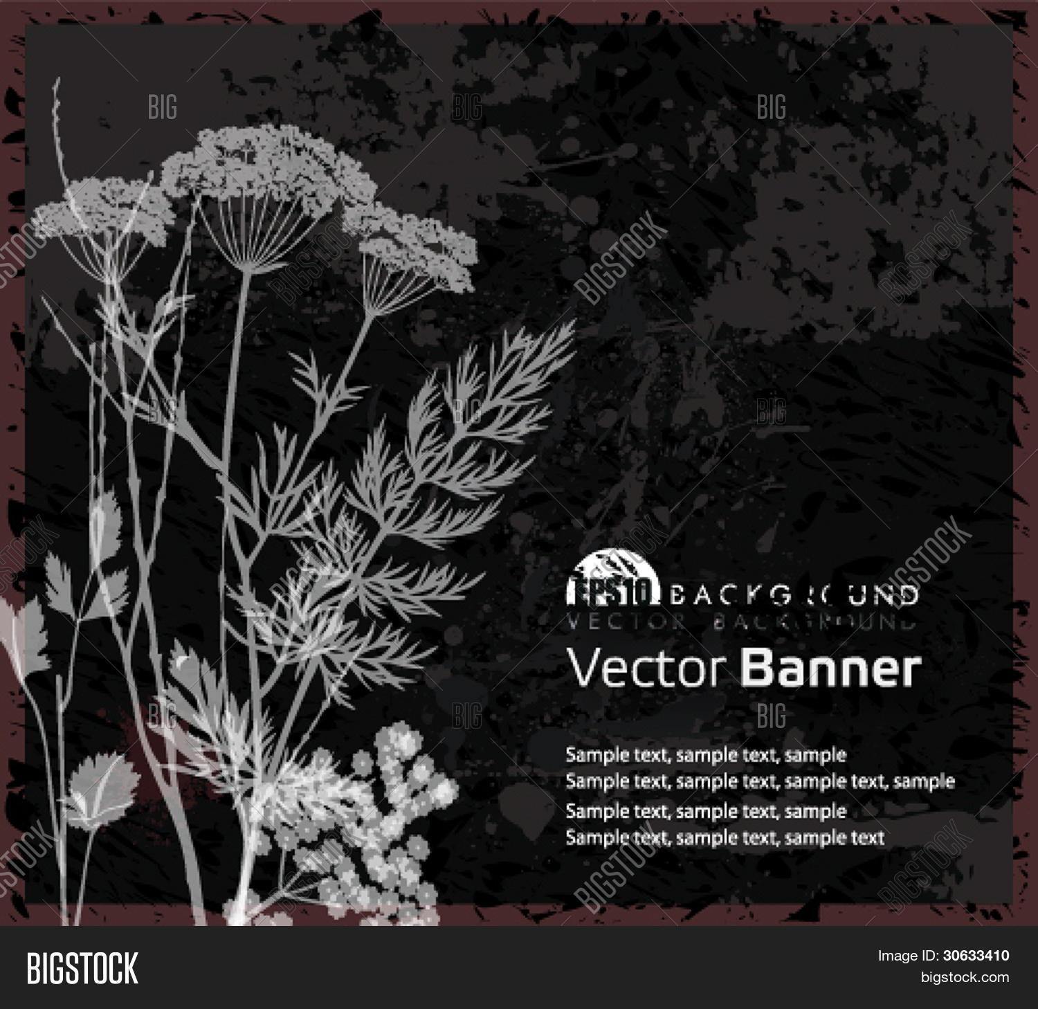Background Plants. Vector & Photo (Free Trial) | Bigstock